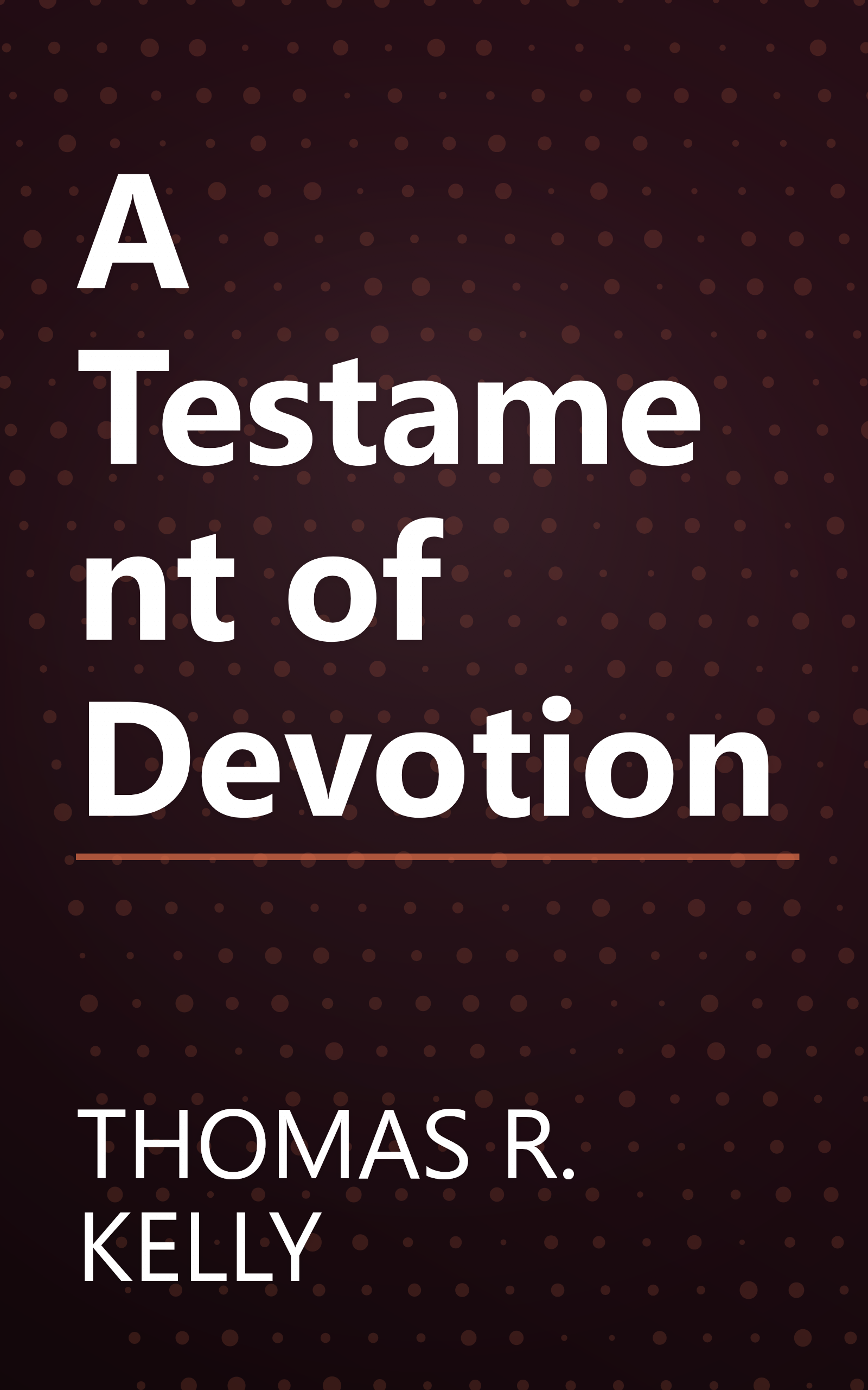 A Testament of Devotion book cover
