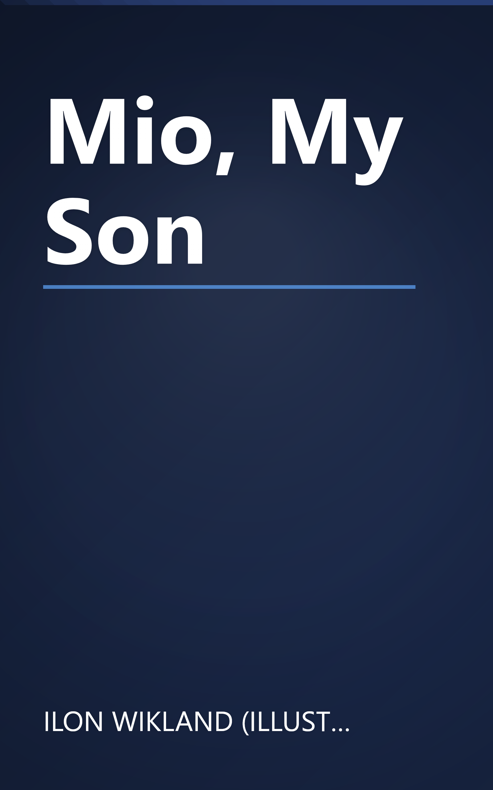 Mio, My Son book cover