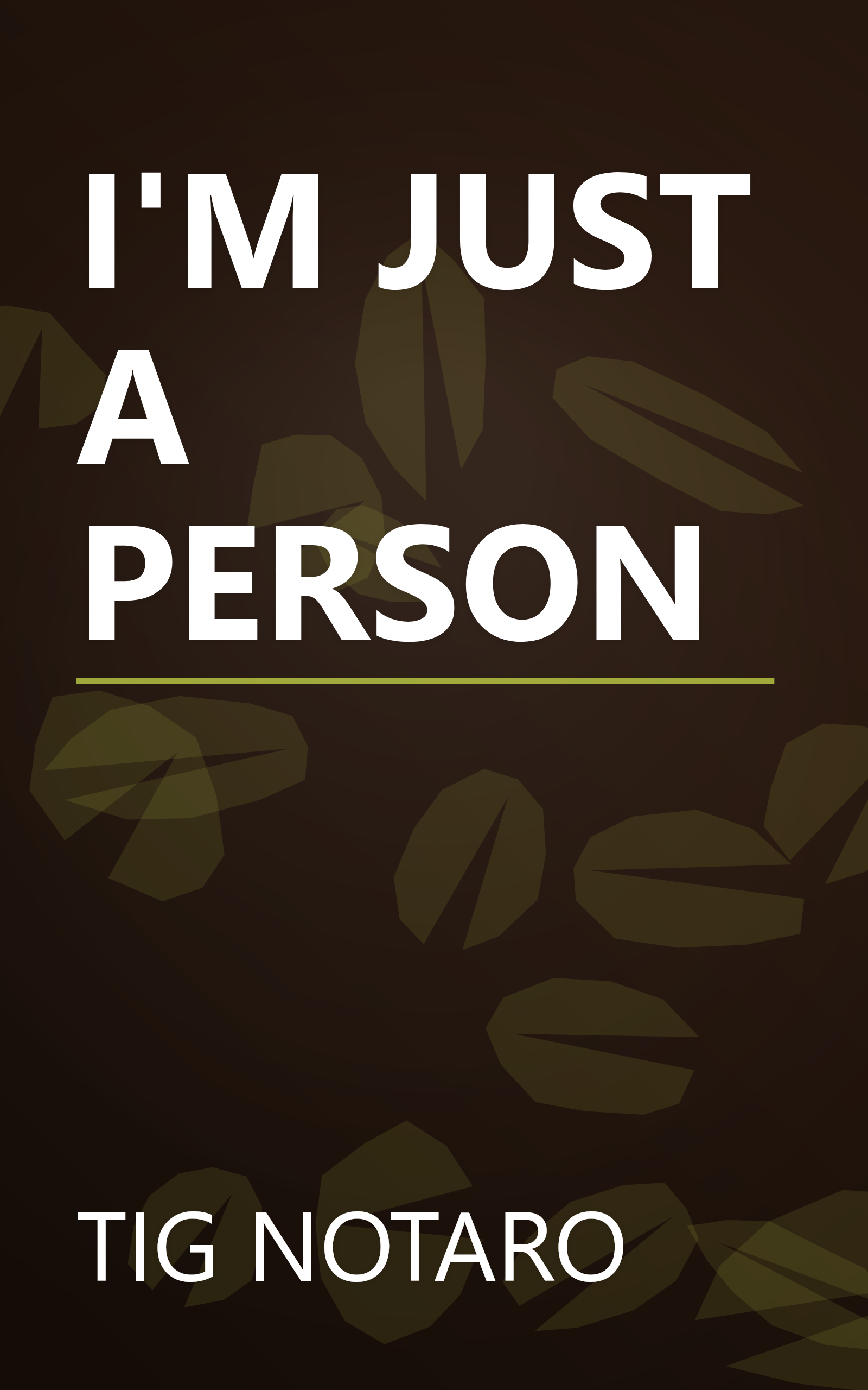 I'M JUST A PERSON book cover
