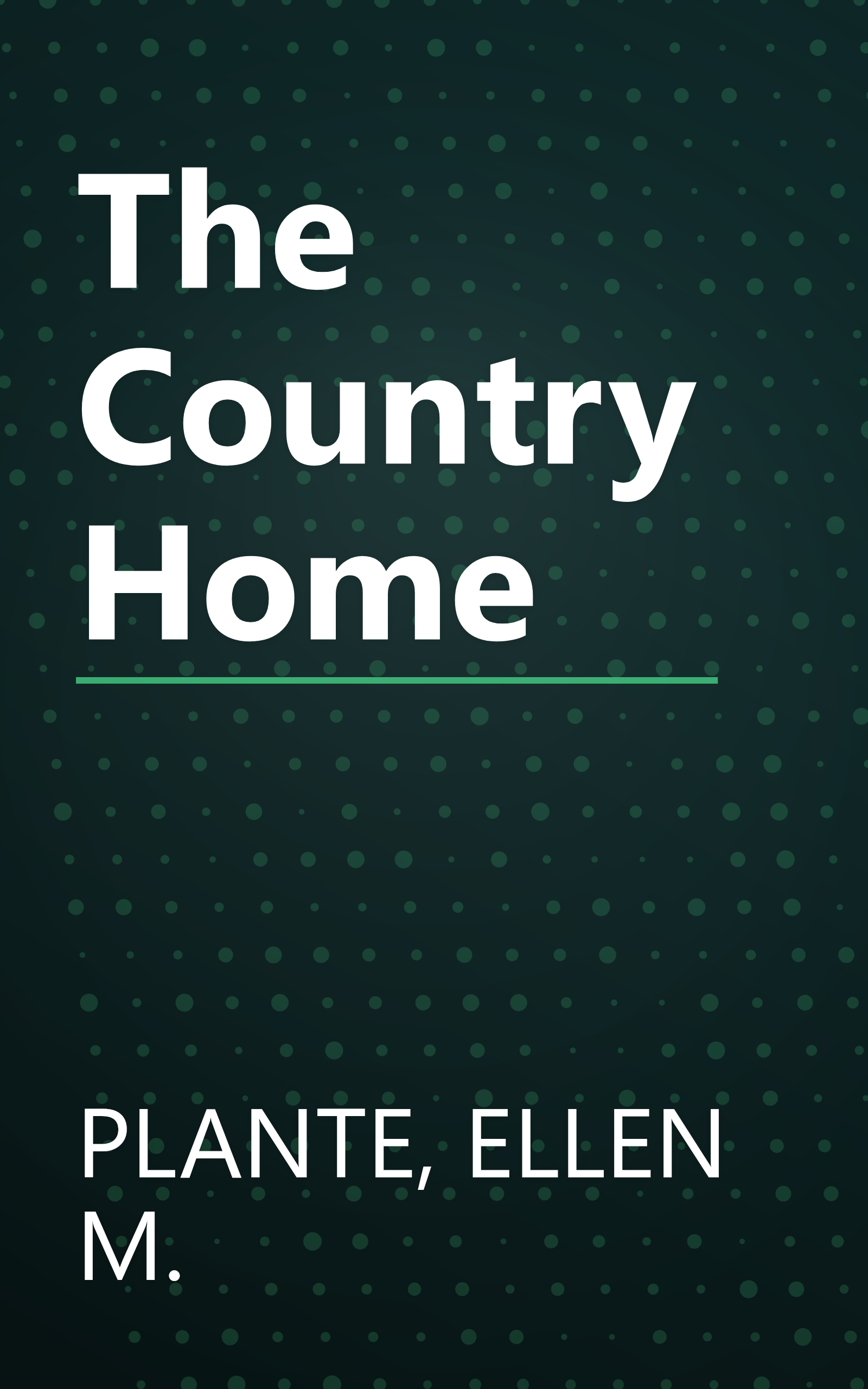 The Country Home book cover