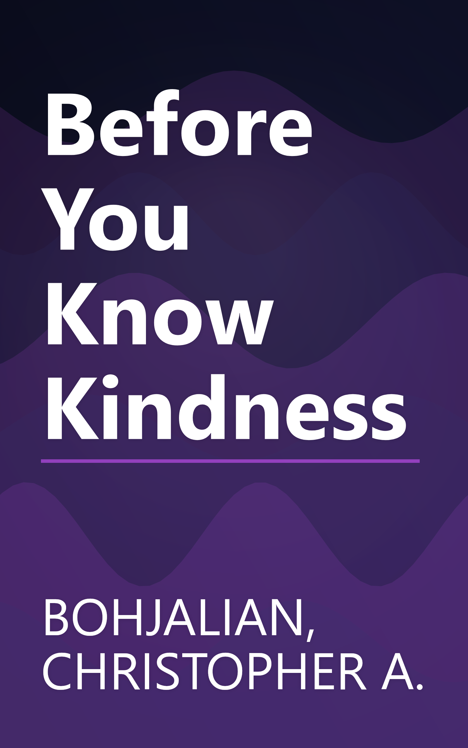 Before You Know Kindness book cover