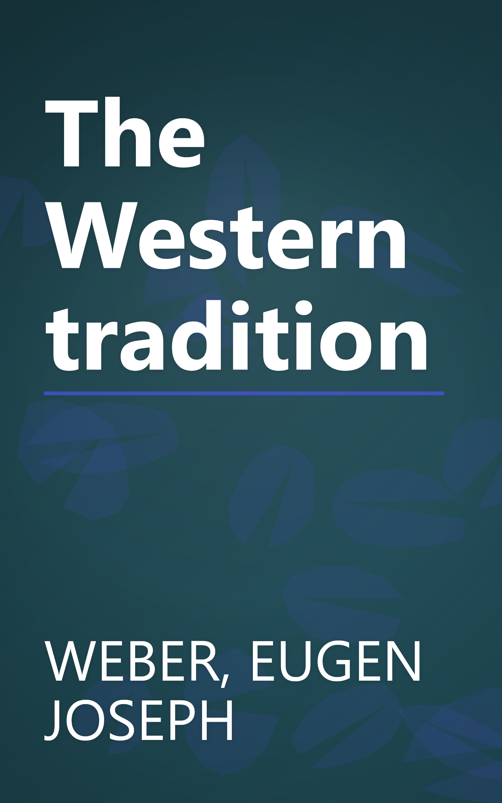 The Western tradition book cover