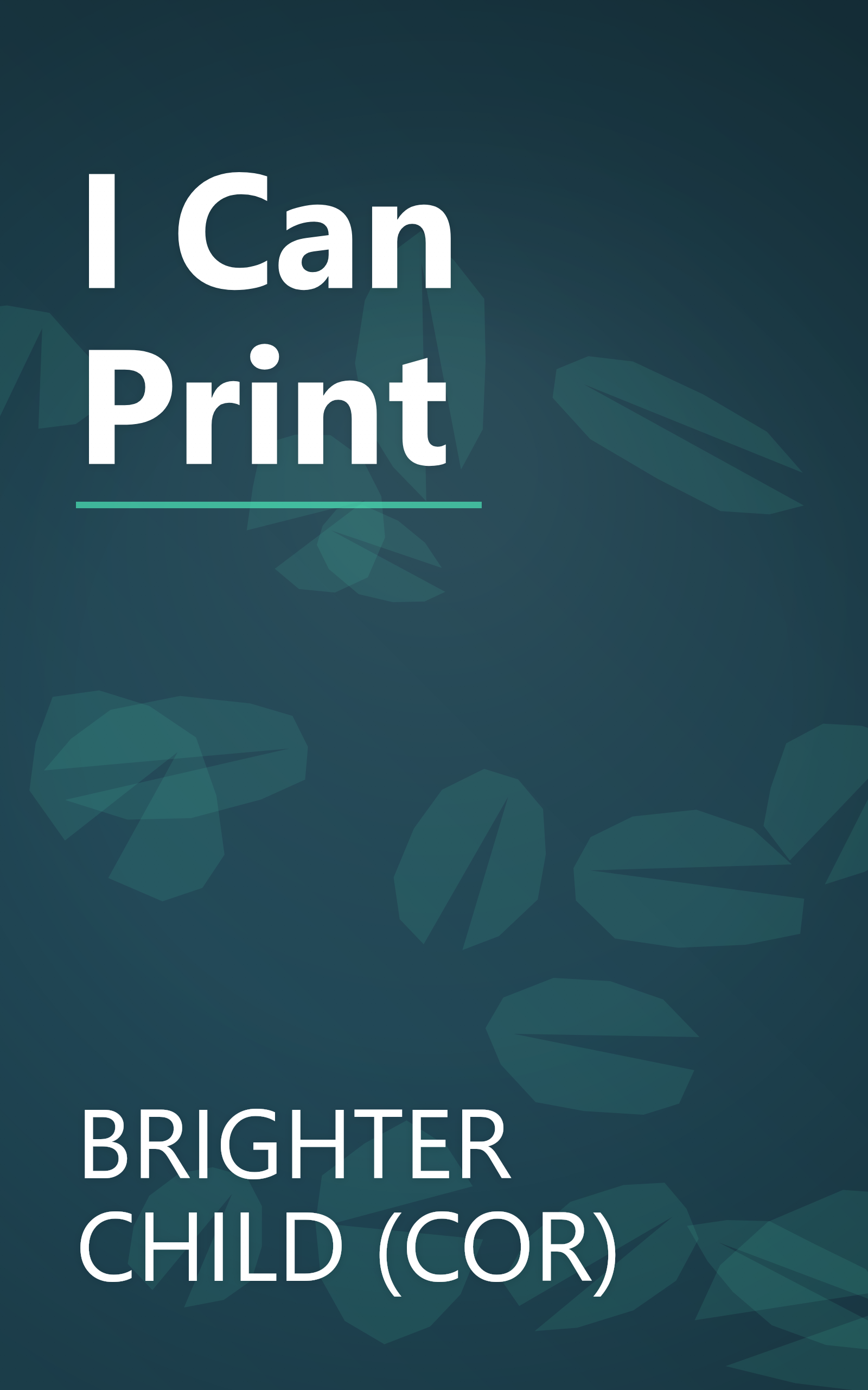 I Can Print book cover