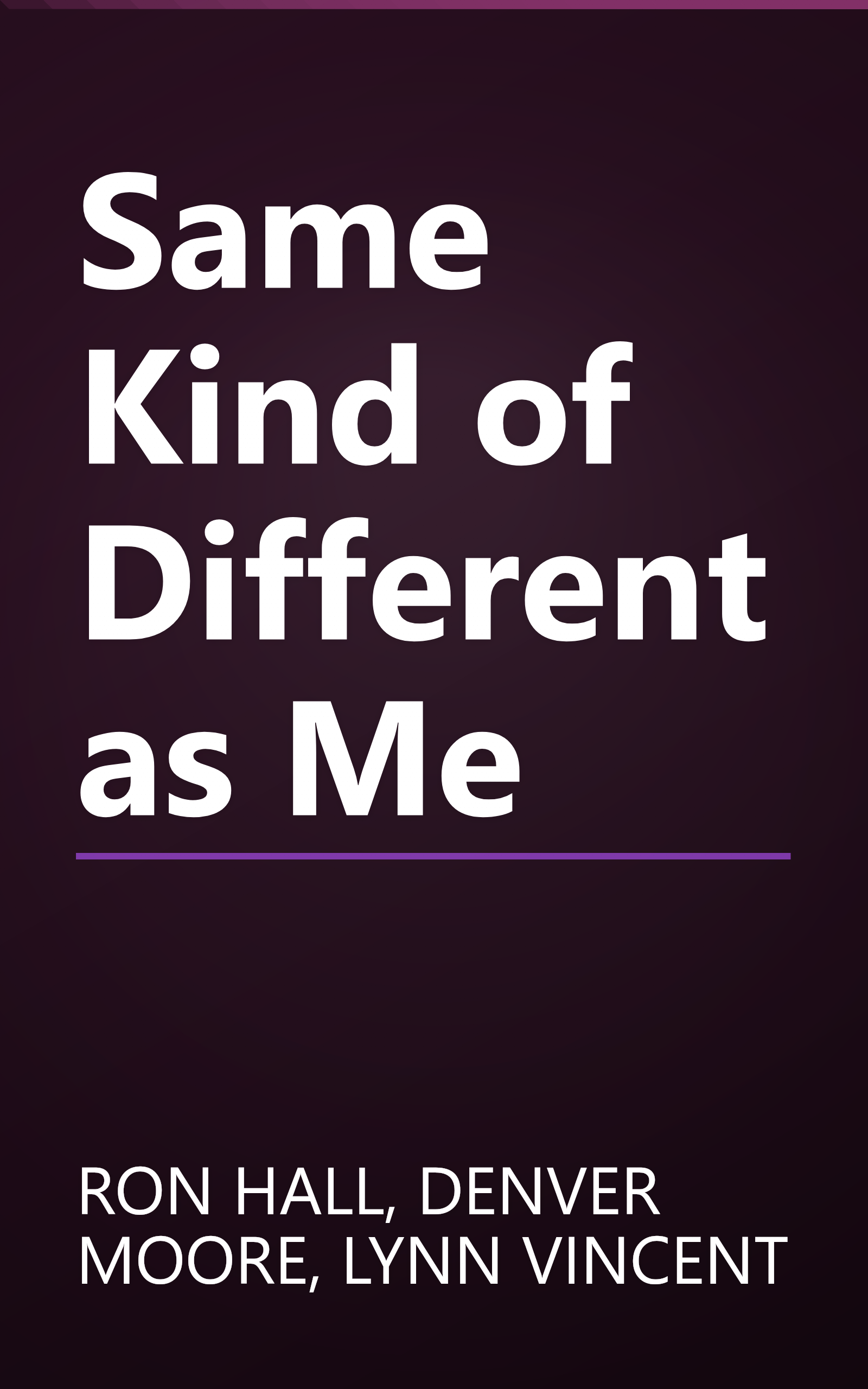 Same Kind of Different as Me book cover