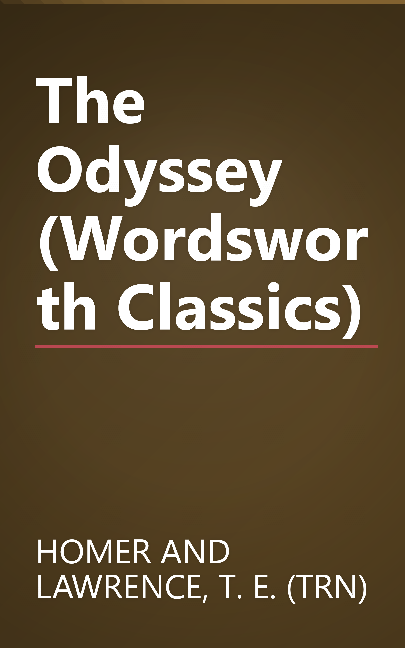 The Odyssey (Wordsworth Classics) book cover