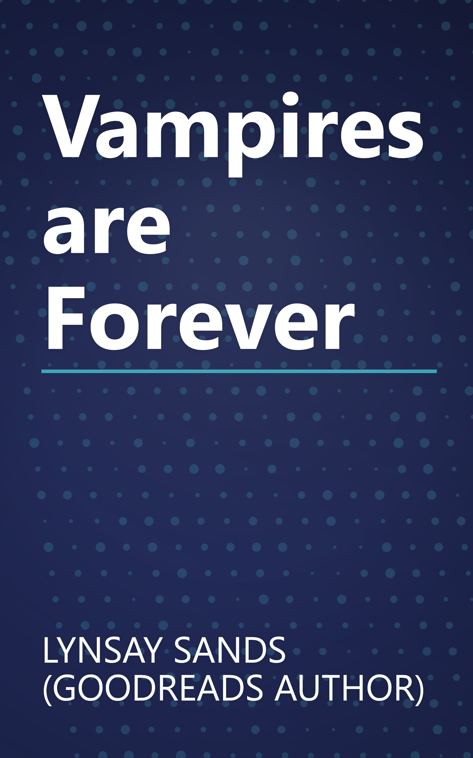 Vampires are Forever book cover