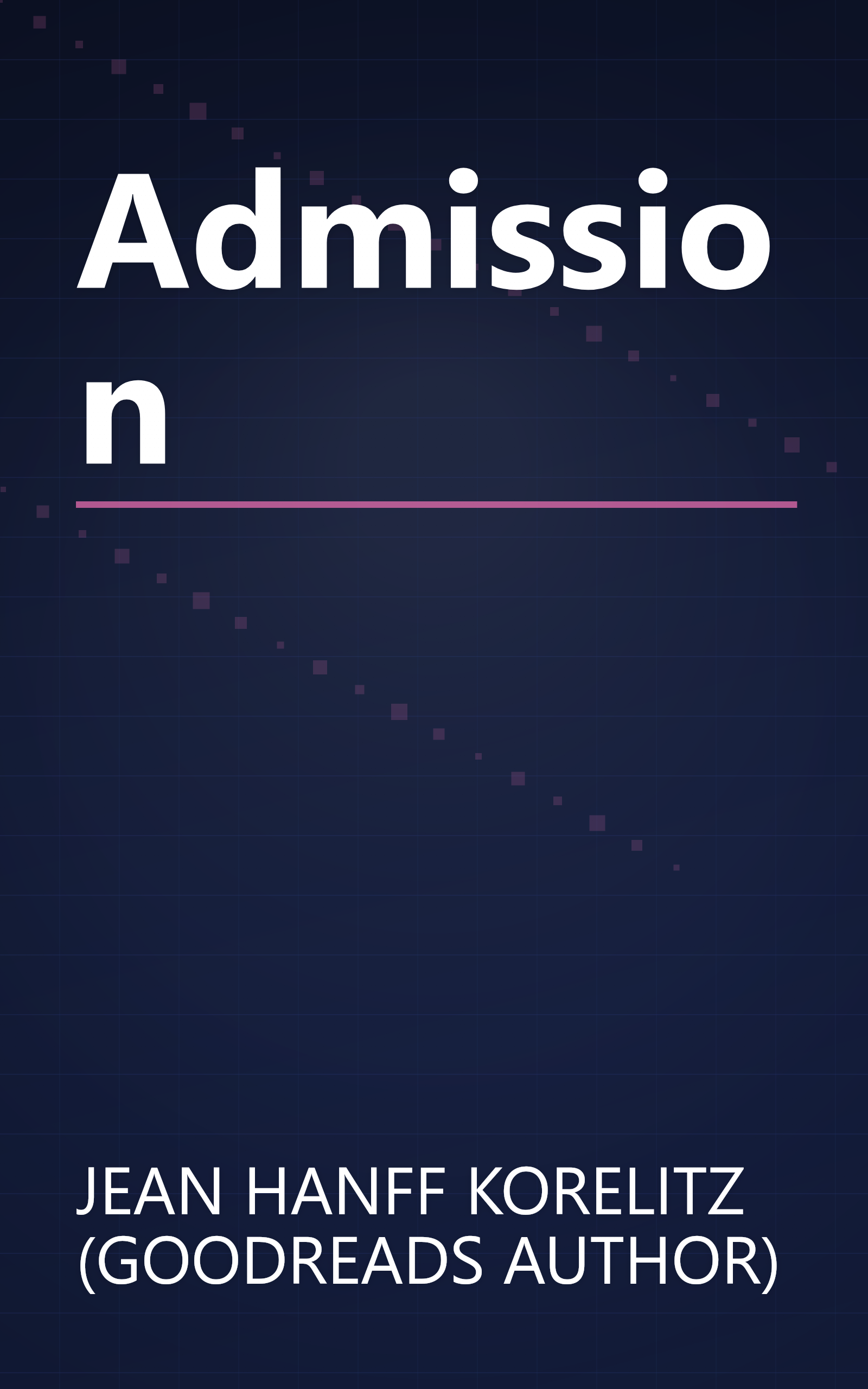 Admission book cover