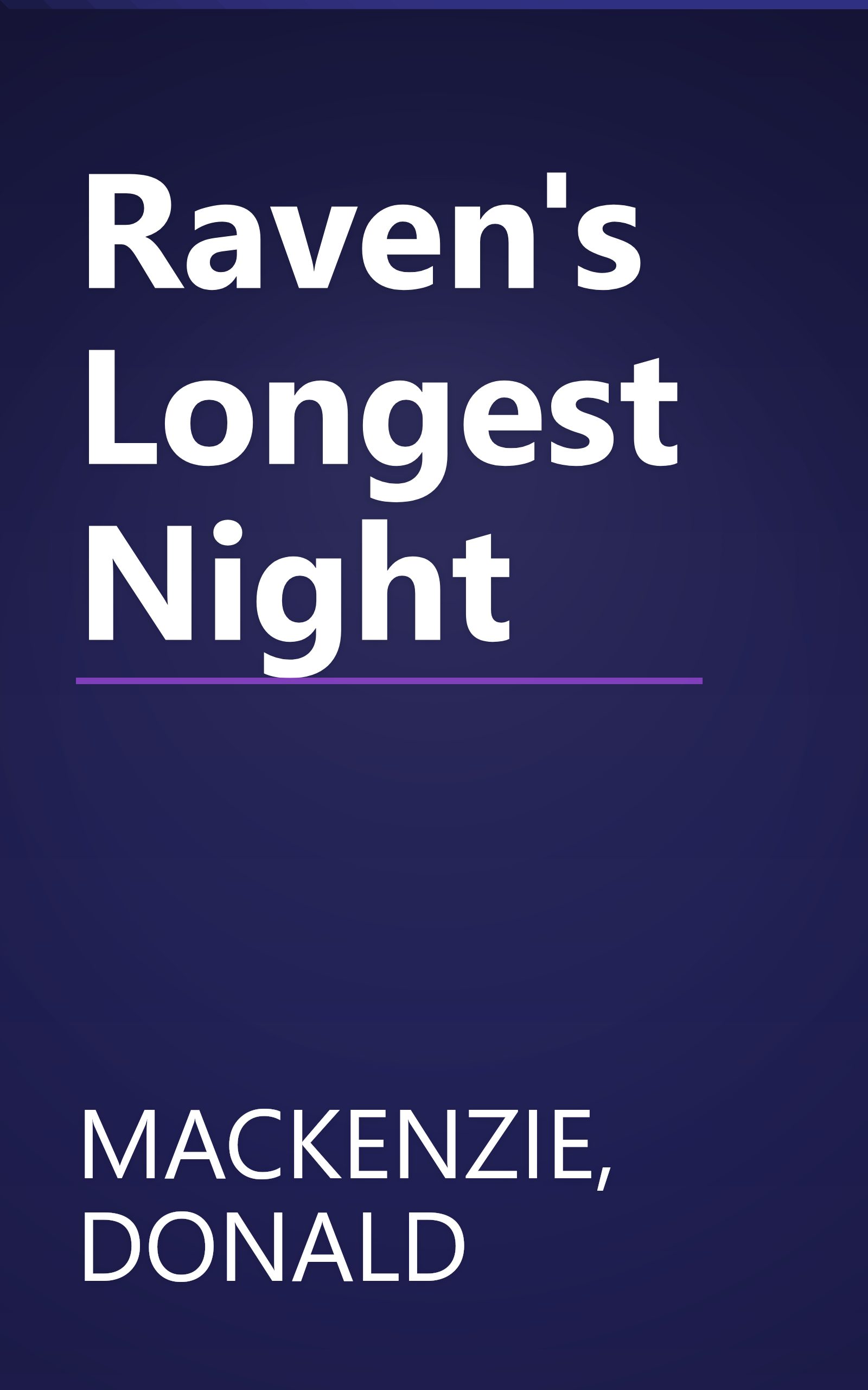 Raven's Longest Night book cover