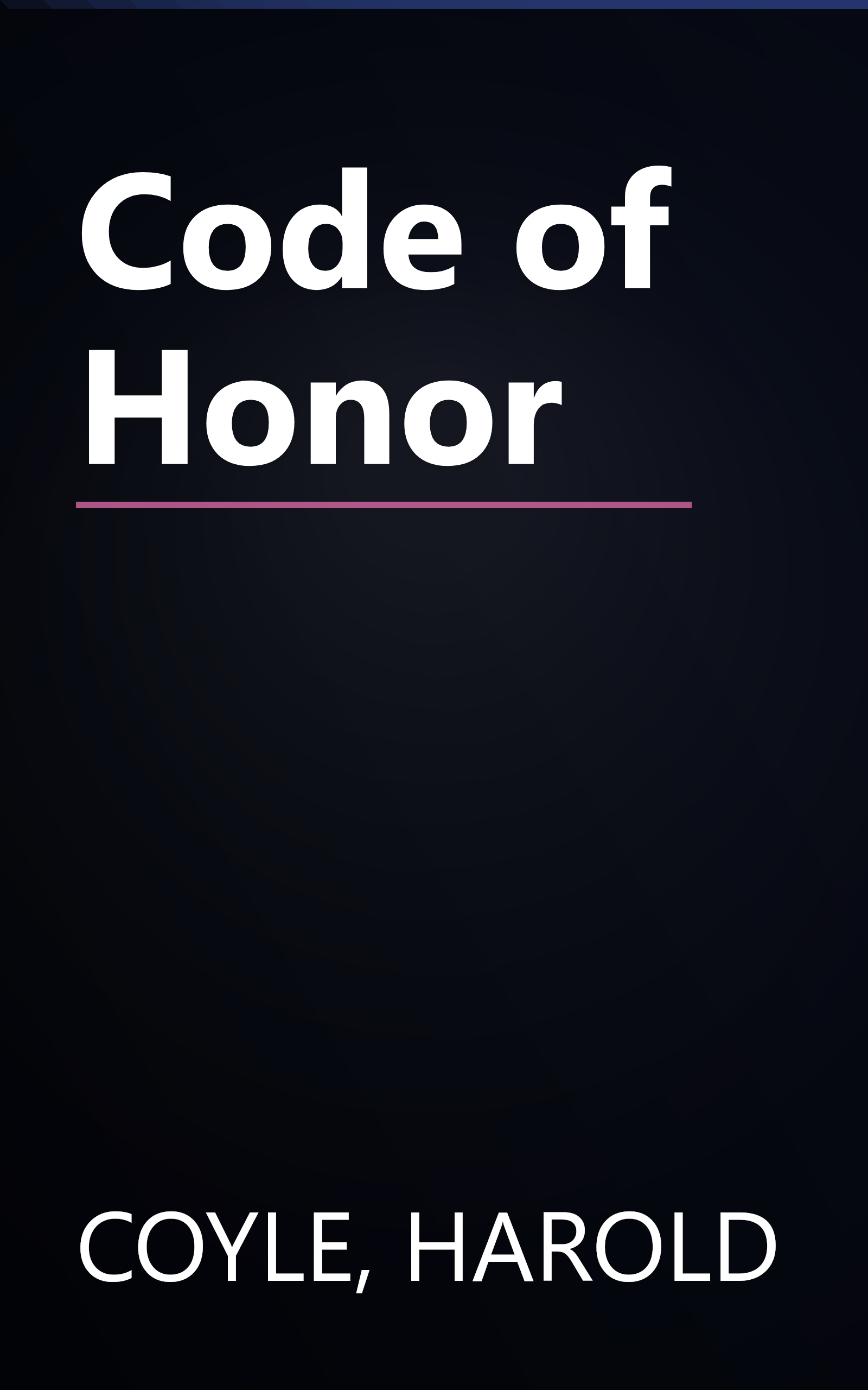 Code of Honor book cover