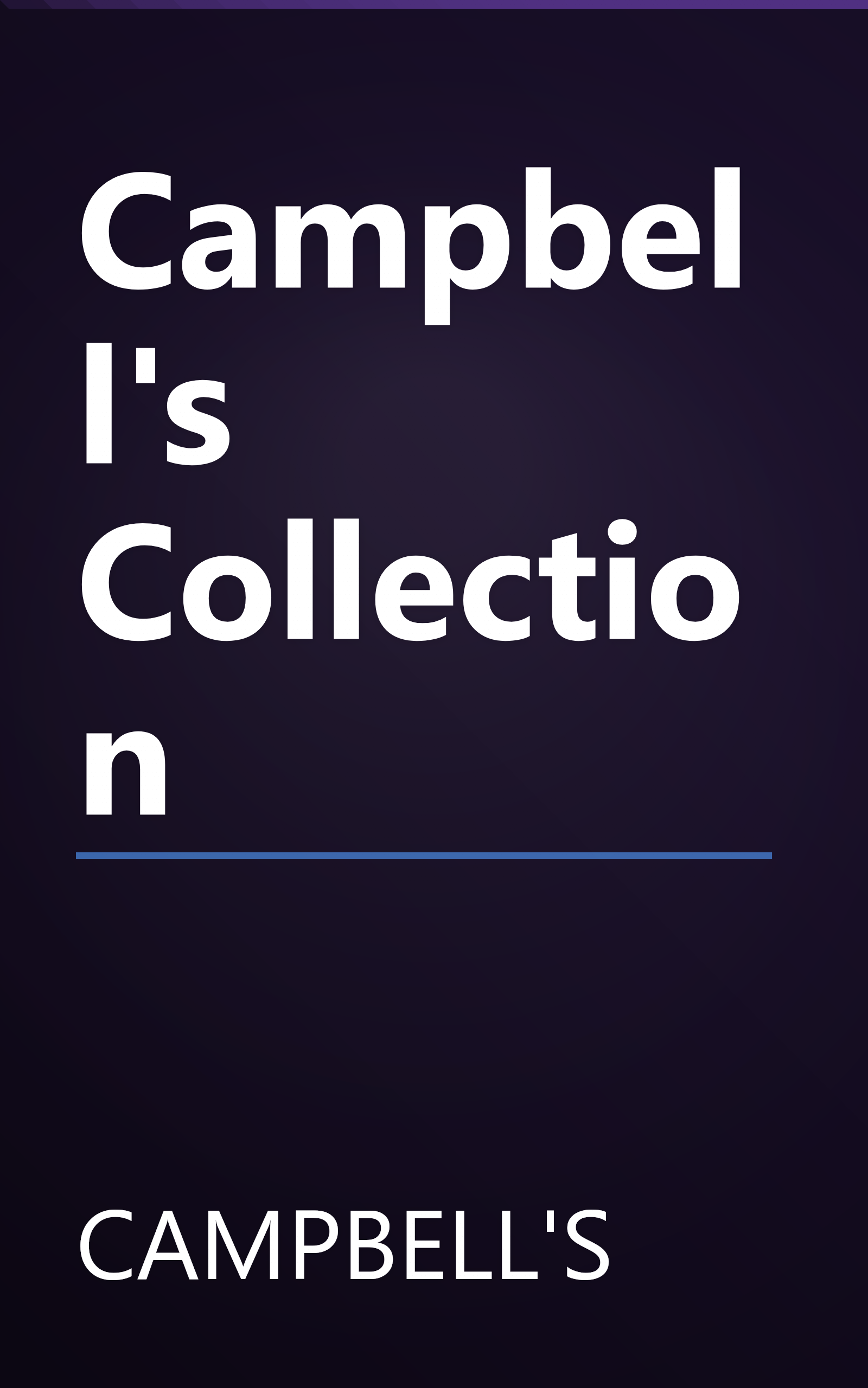 Campbell's Collection book cover