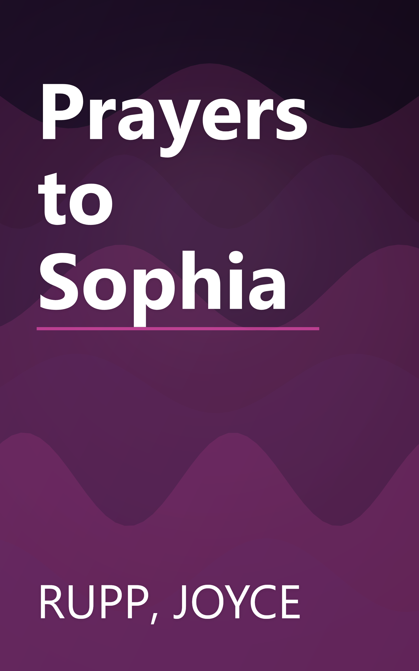 Prayers to Sophia book cover