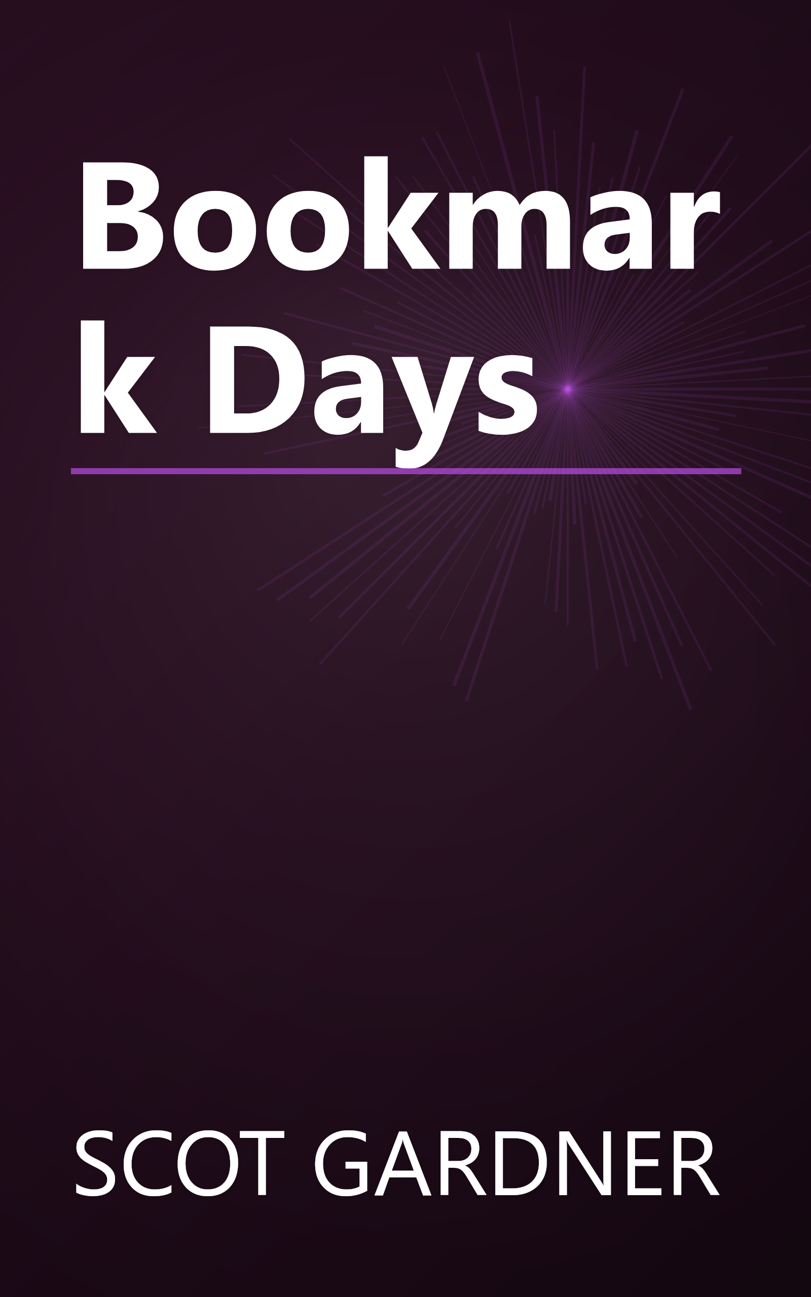 Bookmark Days book cover