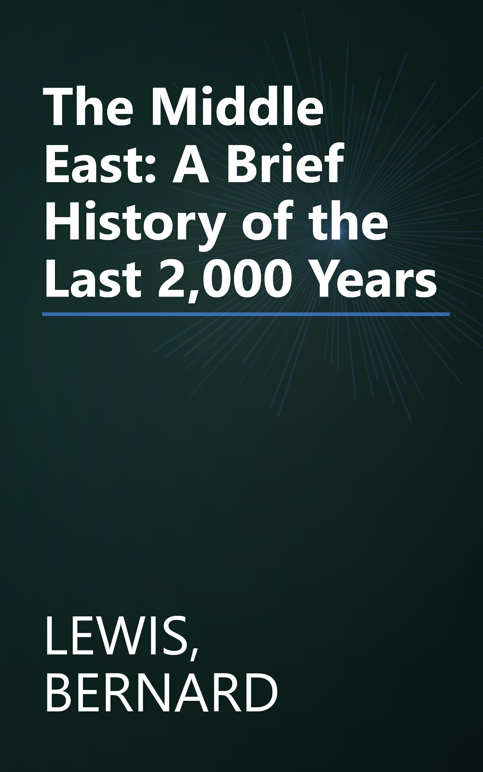 The Middle East: A Brief History of the Last 2,000 Years book cover