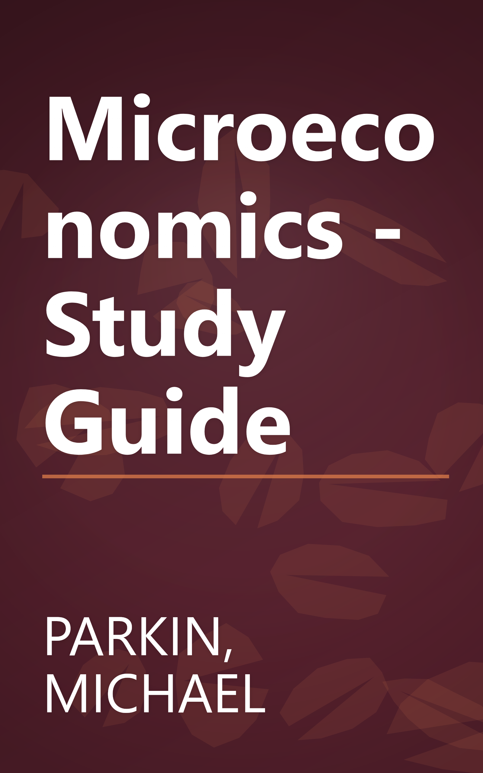 Microeconomics - Study Guide book cover