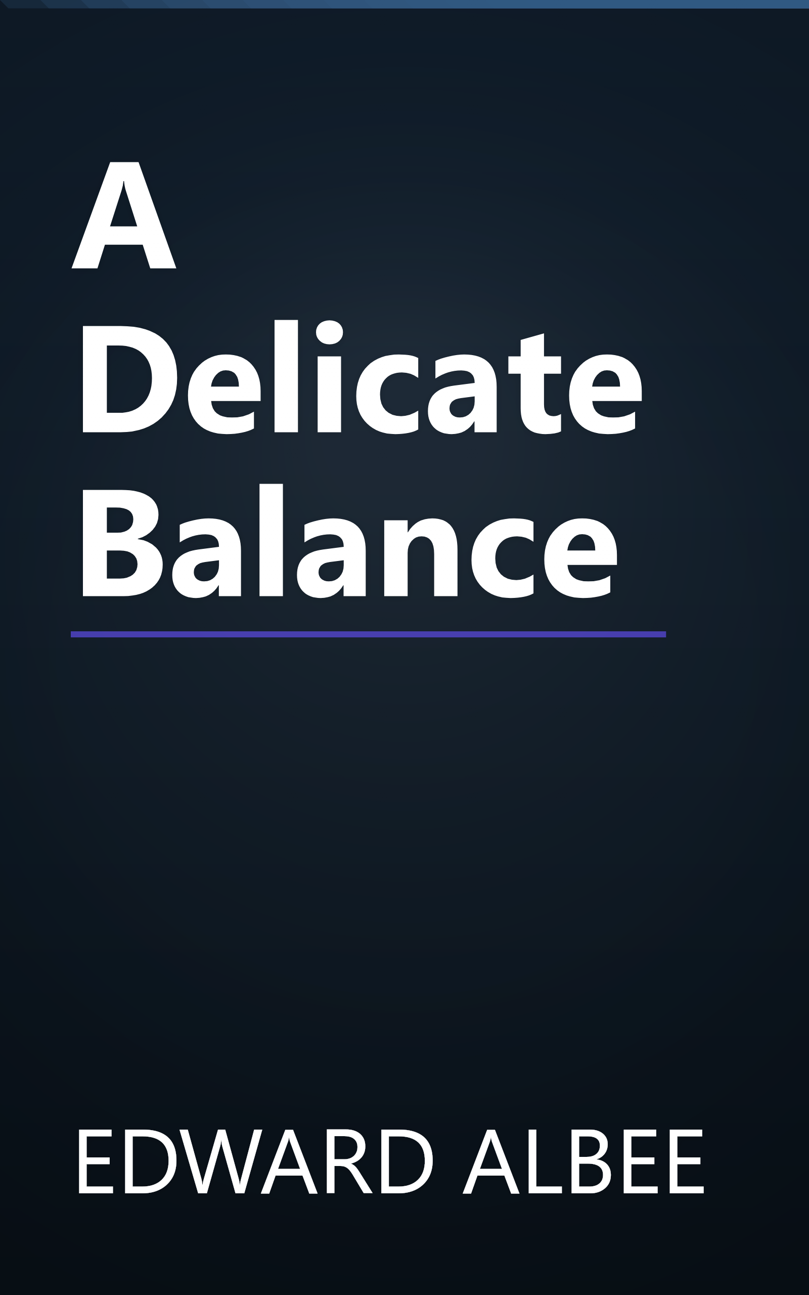 A Delicate Balance book cover