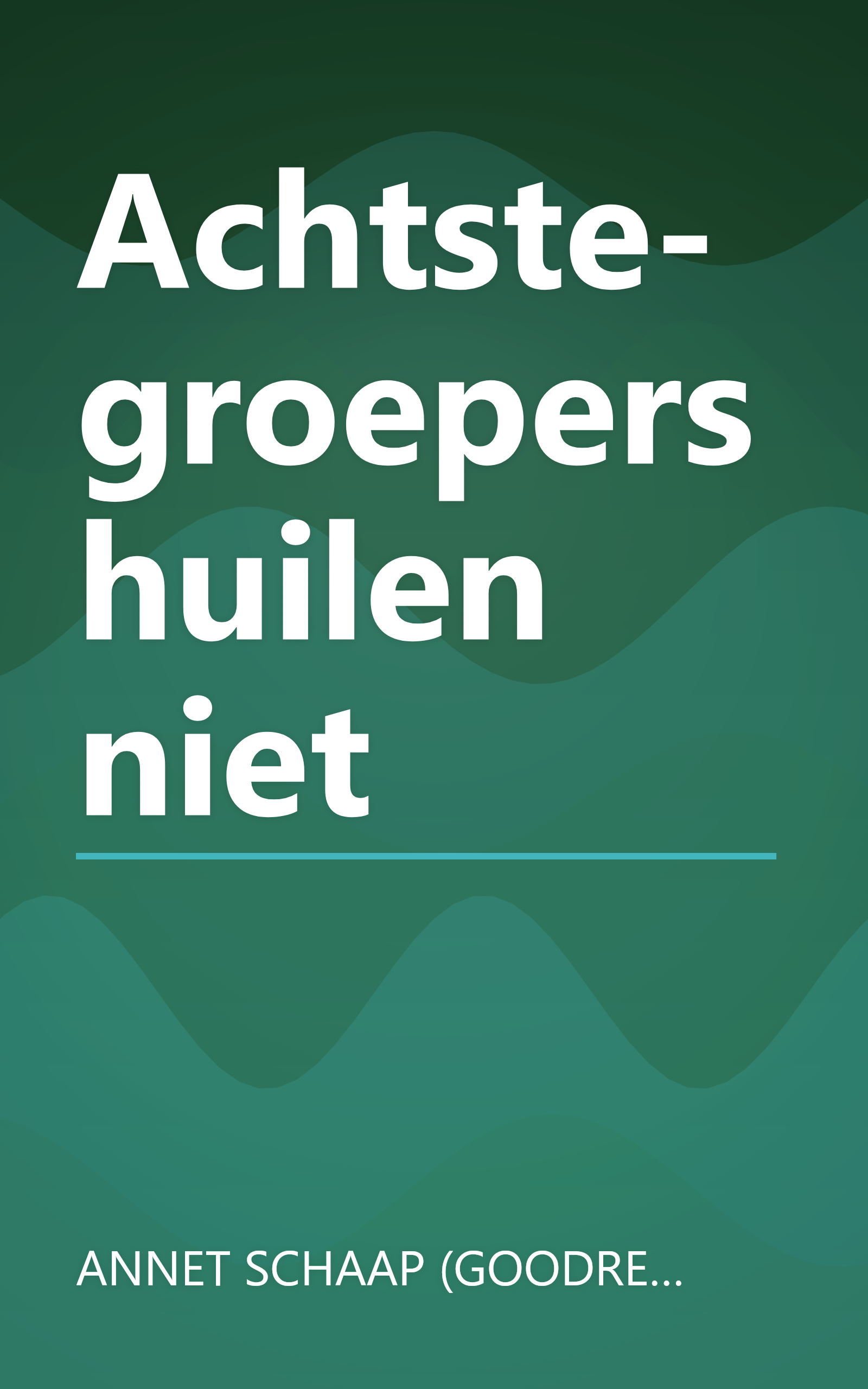 Achtste-groepers huilen niet book cover