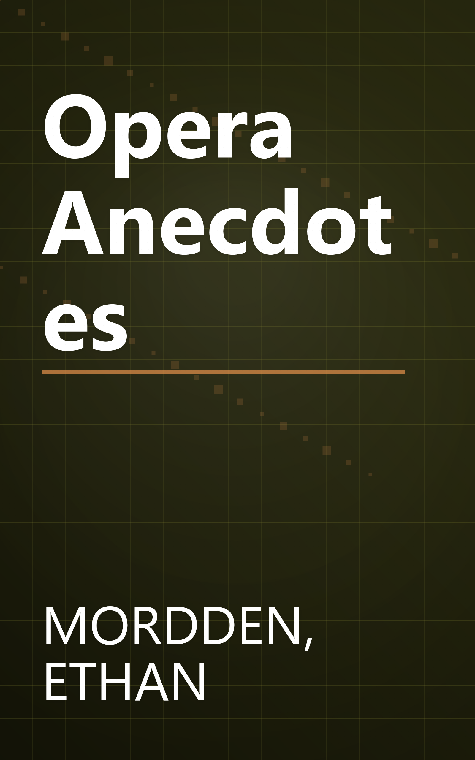 Opera Anecdotes book cover