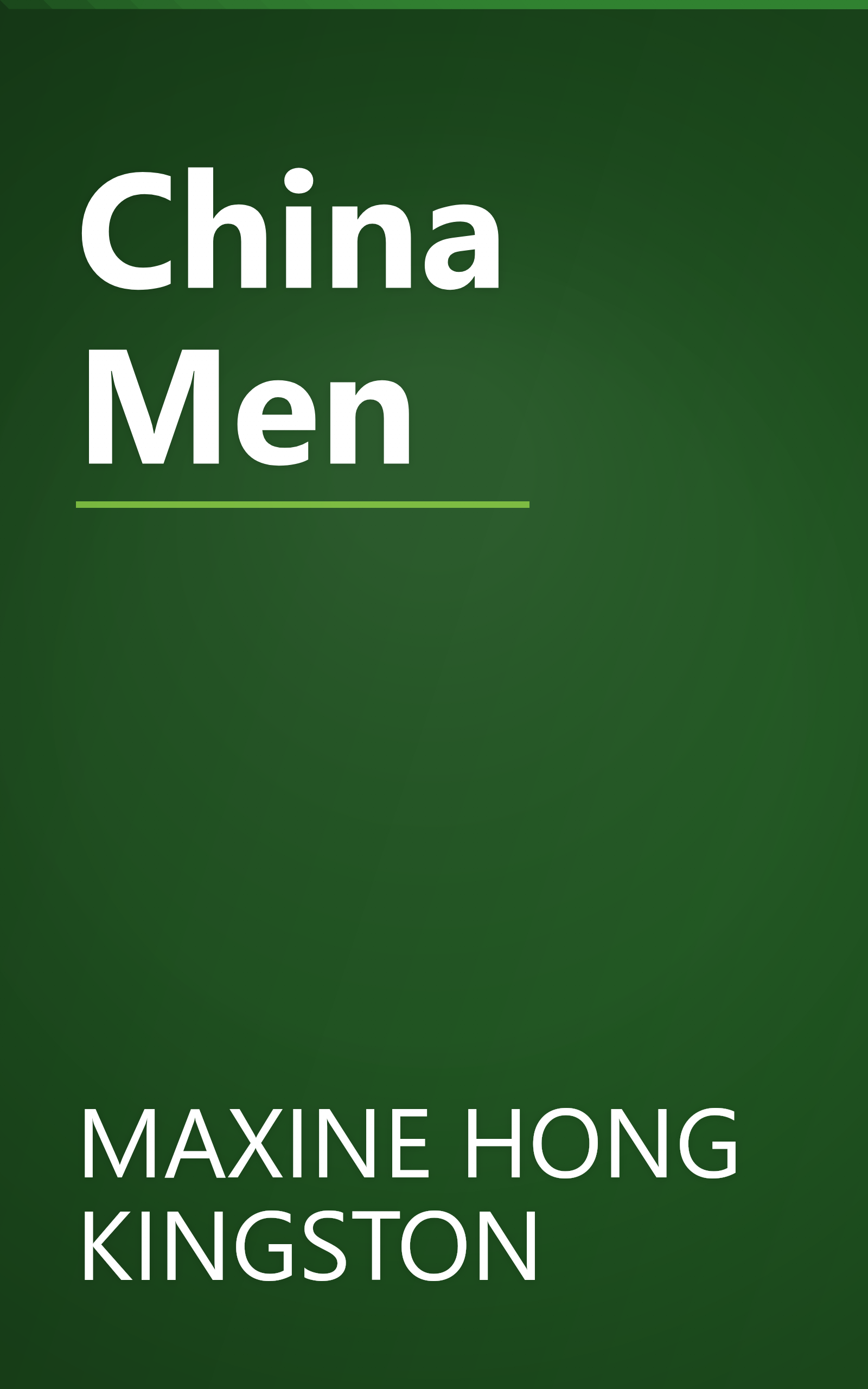 China Men book cover