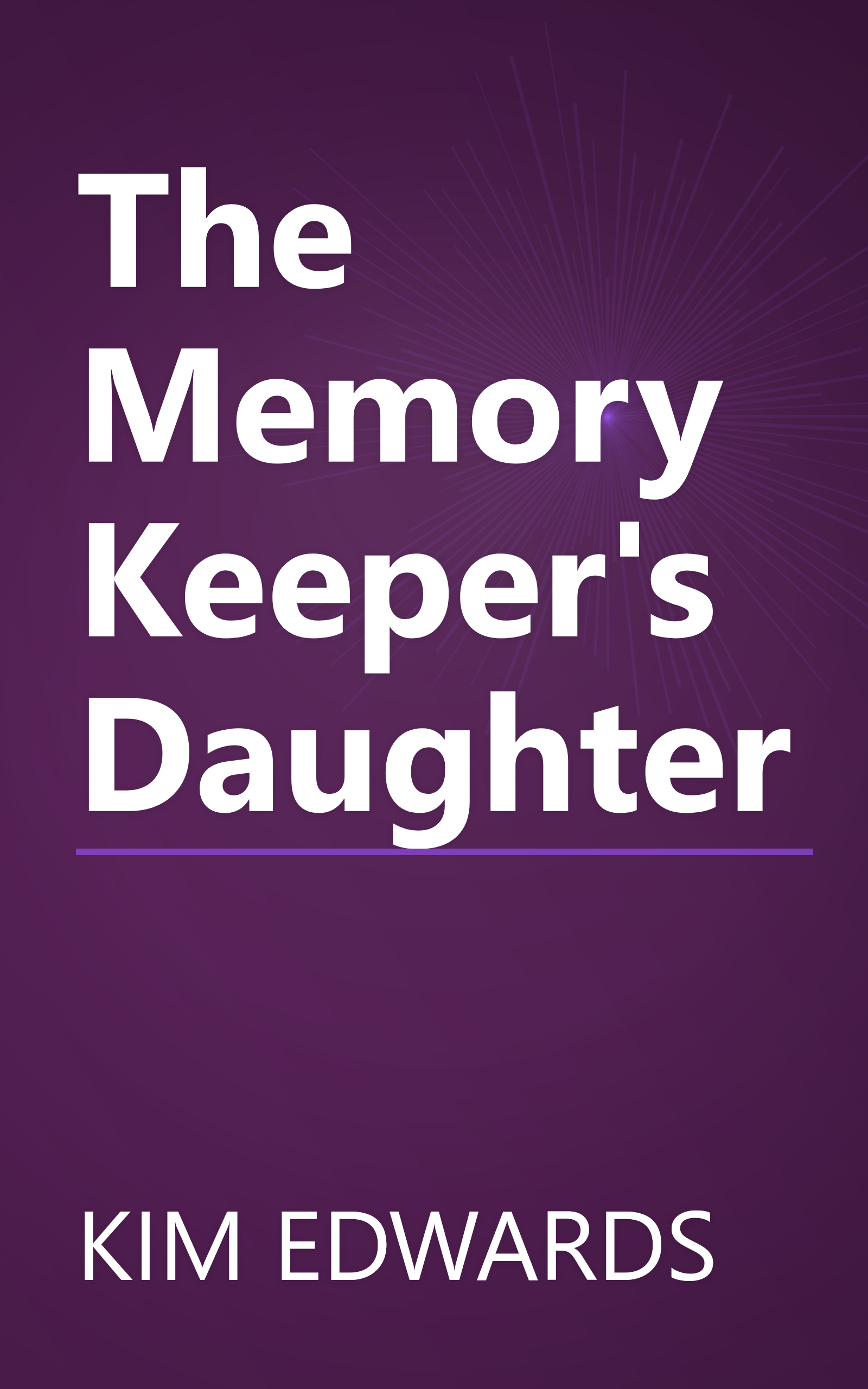 The Memory Keeper's Daughter book cover