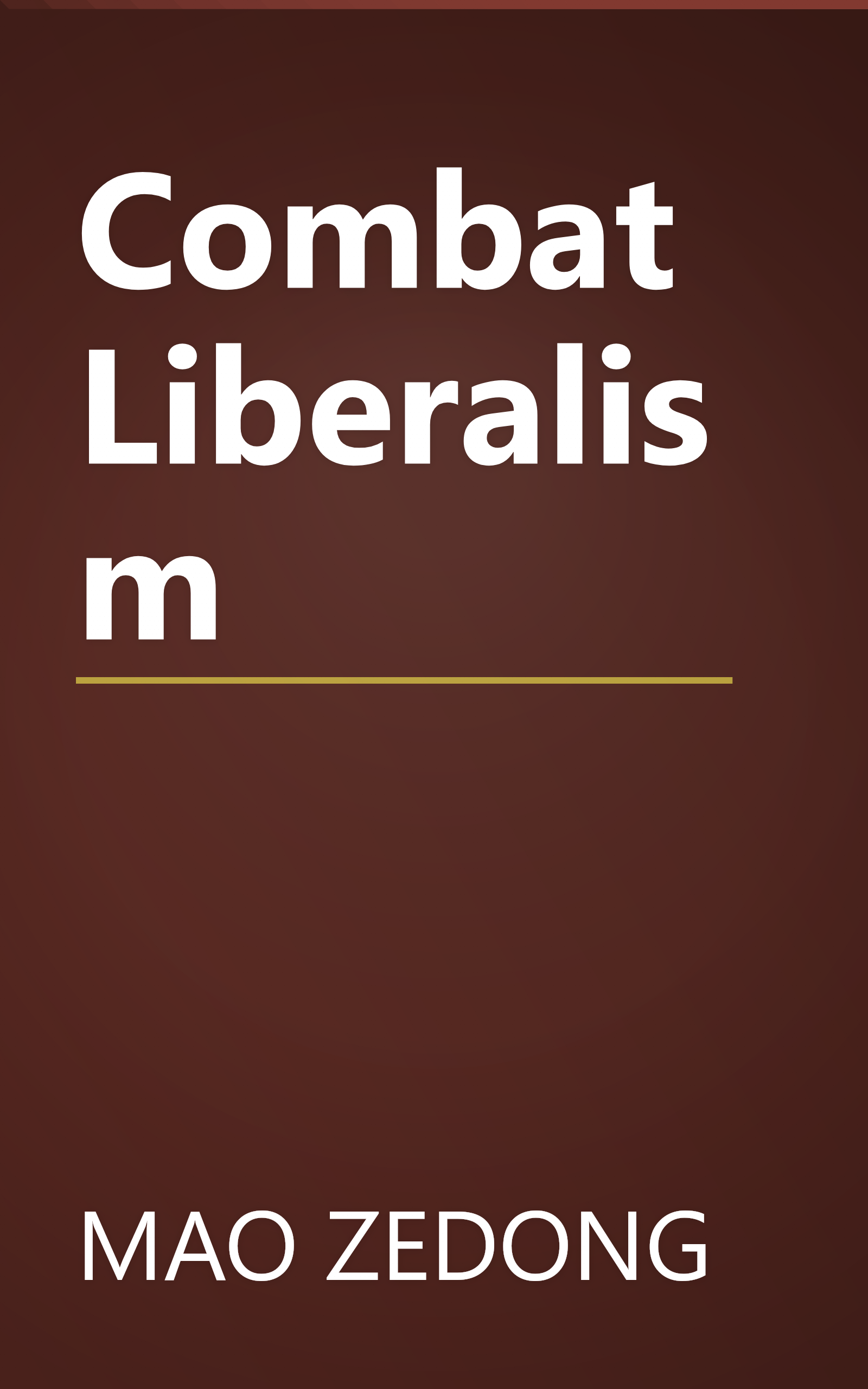Combat Liberalism book cover