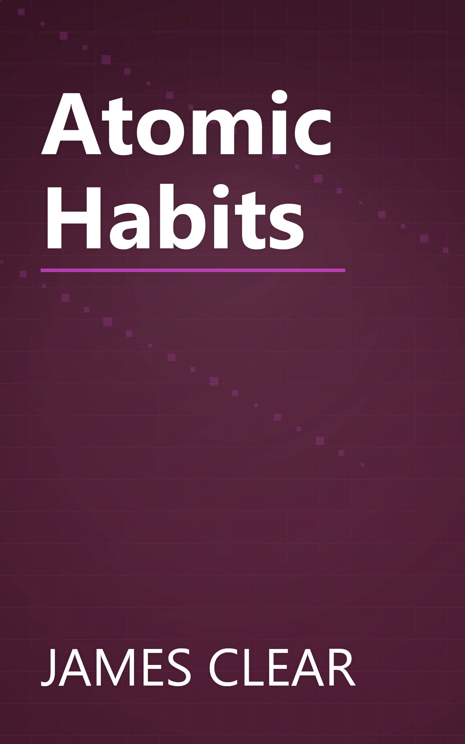 Atomic Habits book cover