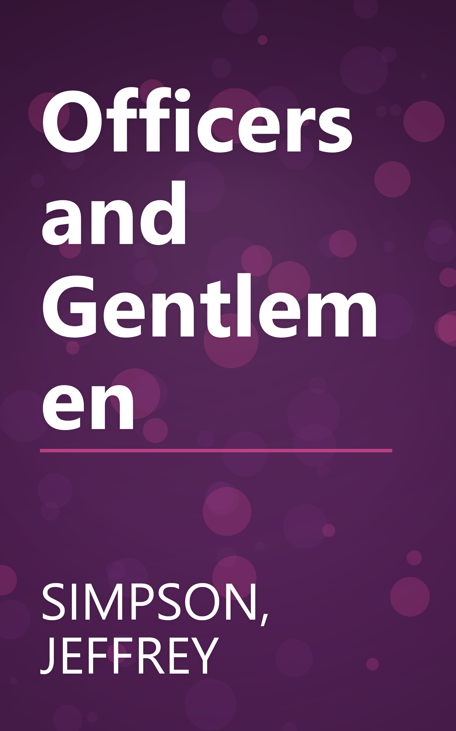 Officers and Gentlemen book cover