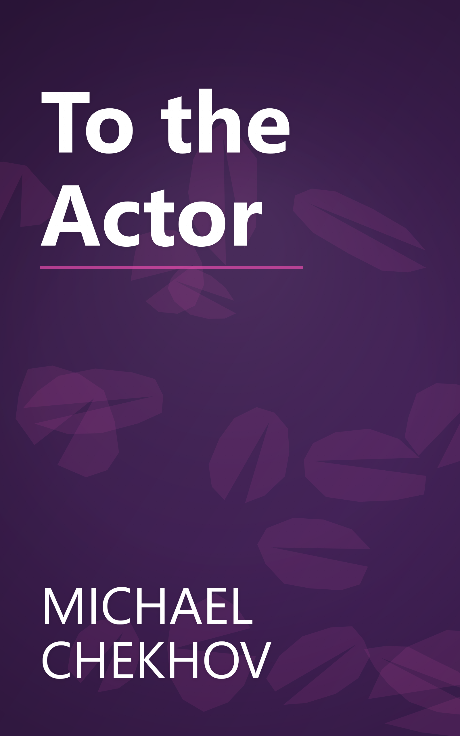 To the Actor book cover