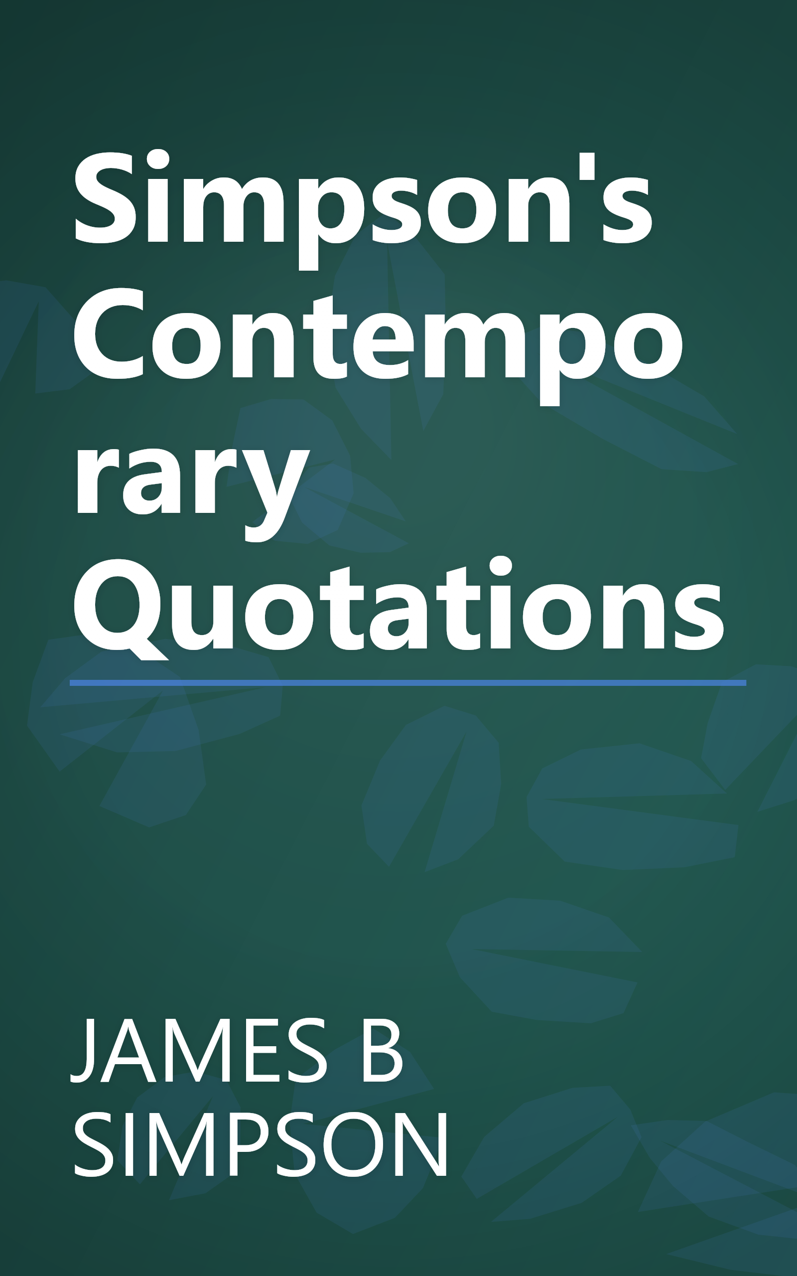 Simpson's Contemporary Quotations book cover
