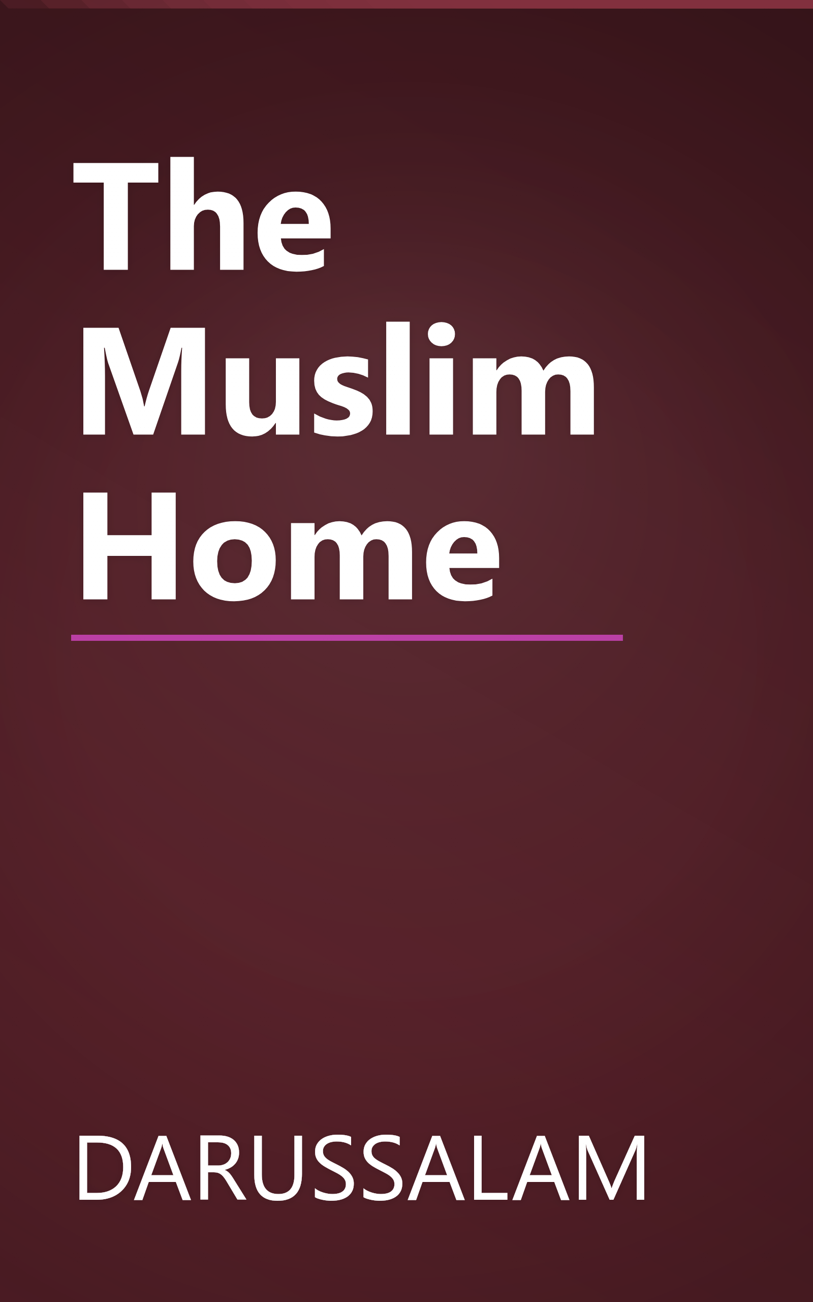 The Muslim Home book cover