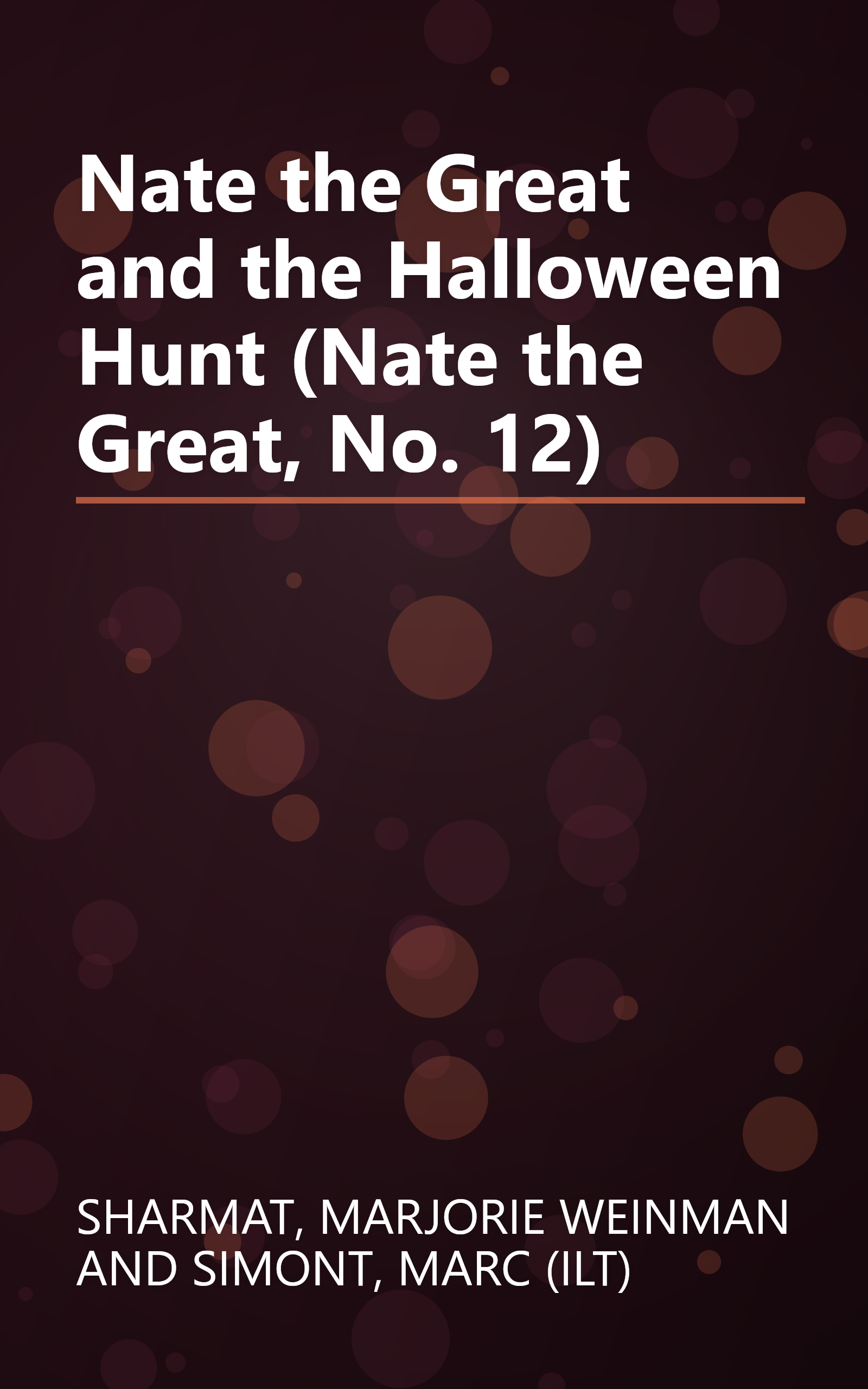 Nate the Great and the Halloween Hunt (Nate the Great, No. 12) book cover