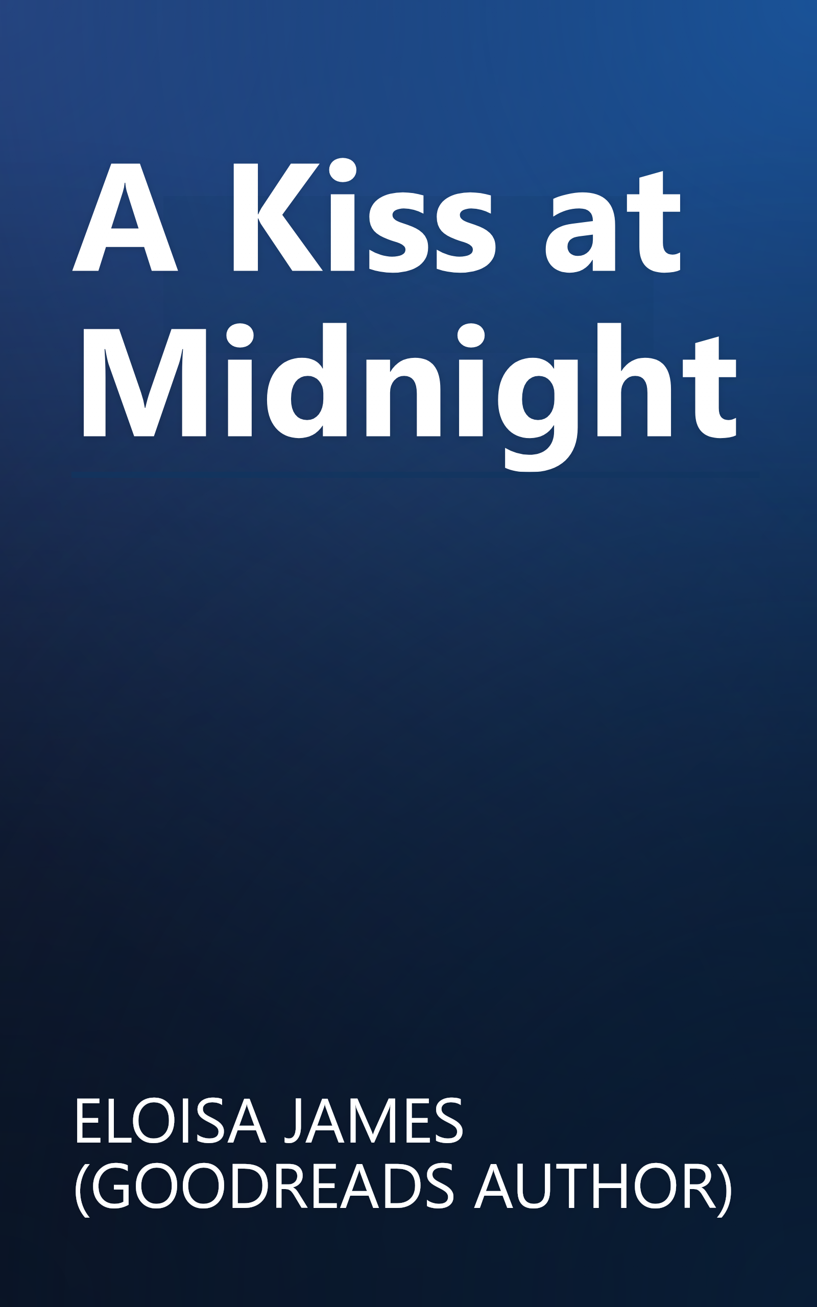 A Kiss at Midnight book cover