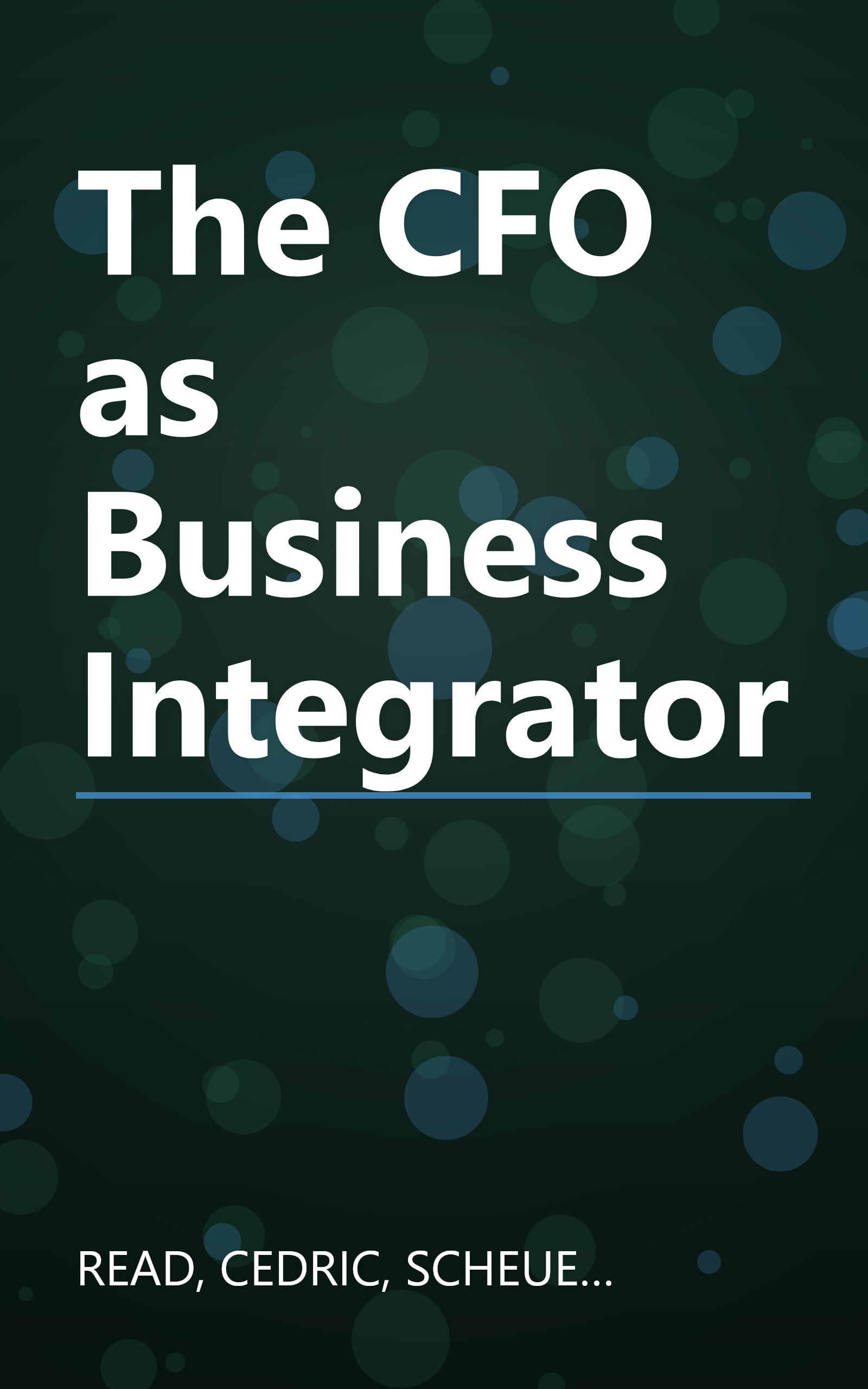 The CFO as Business Integrator book cover