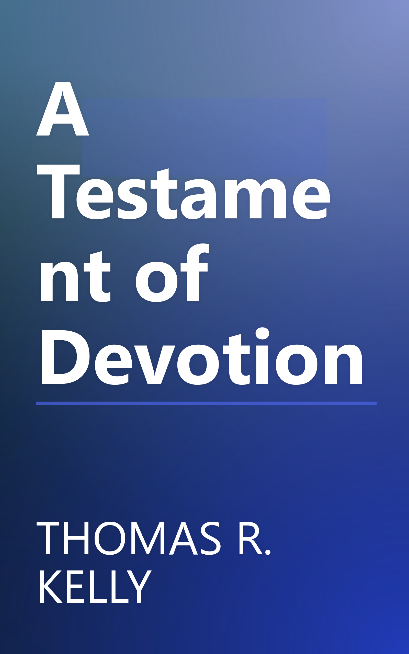 A Testament of Devotion book cover