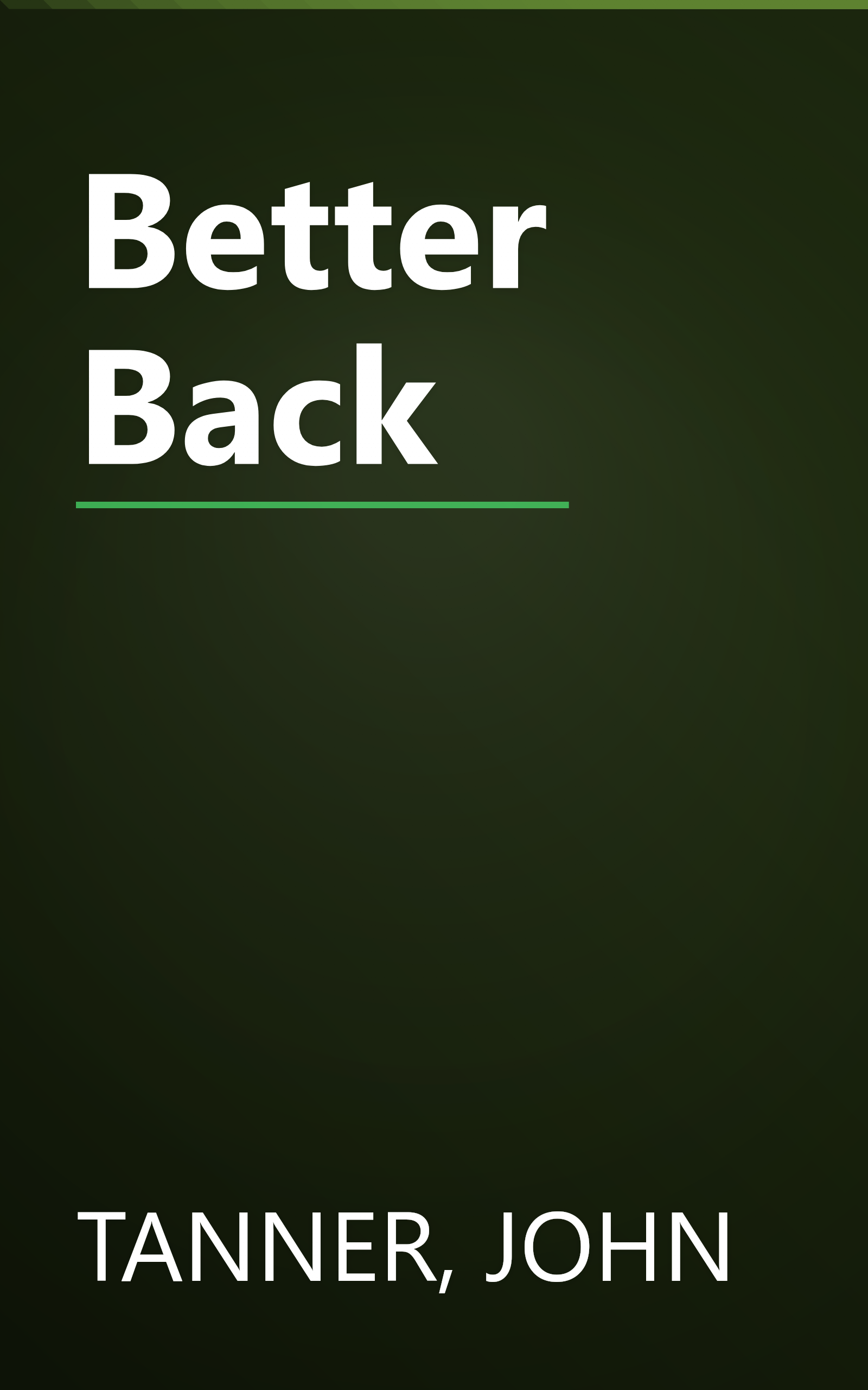 Better Back book cover