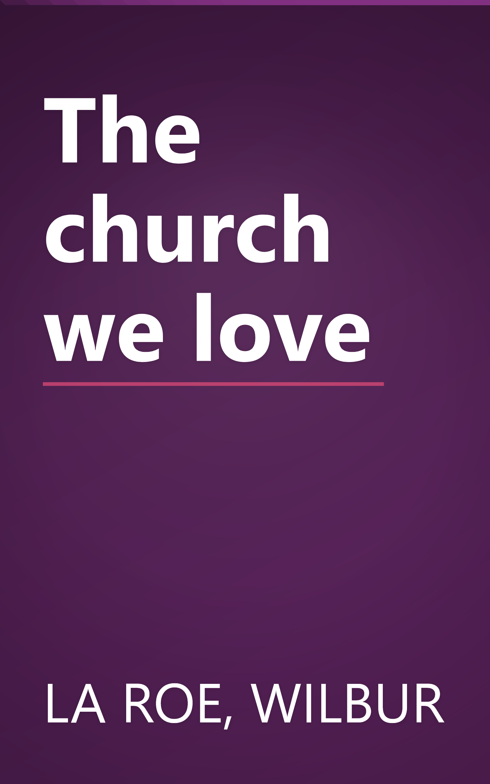 The church we love book cover