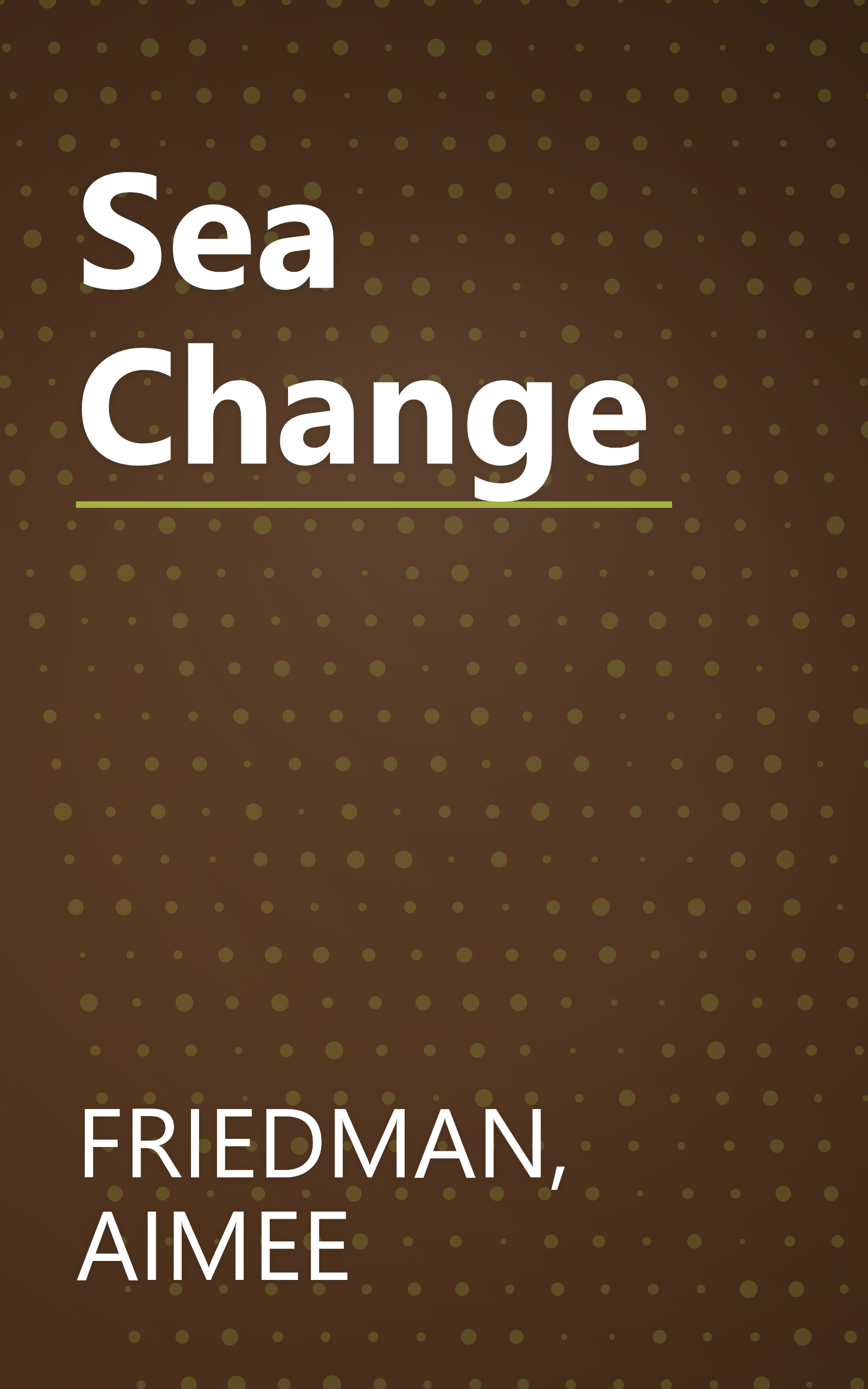 Sea Change book cover