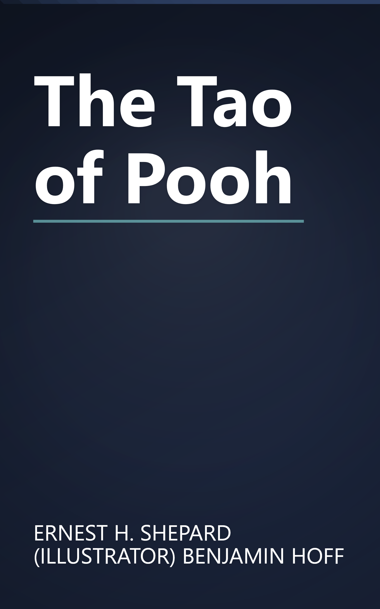 The Tao of Pooh book cover