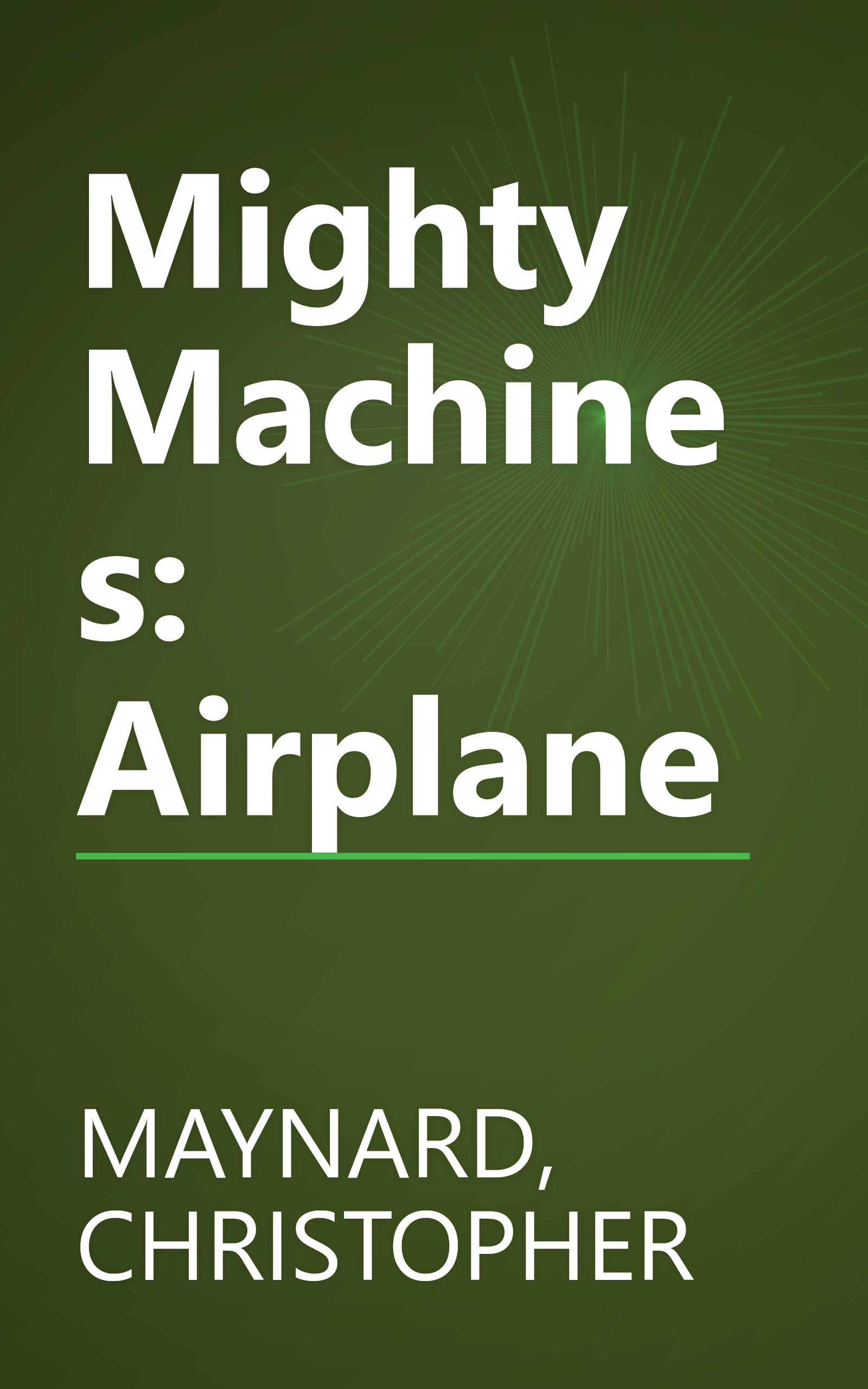 Mighty Machines: Airplane book cover