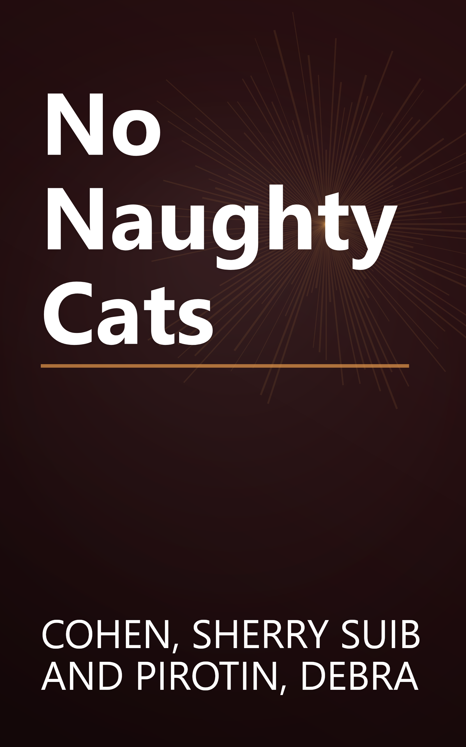 No Naughty Cats book cover