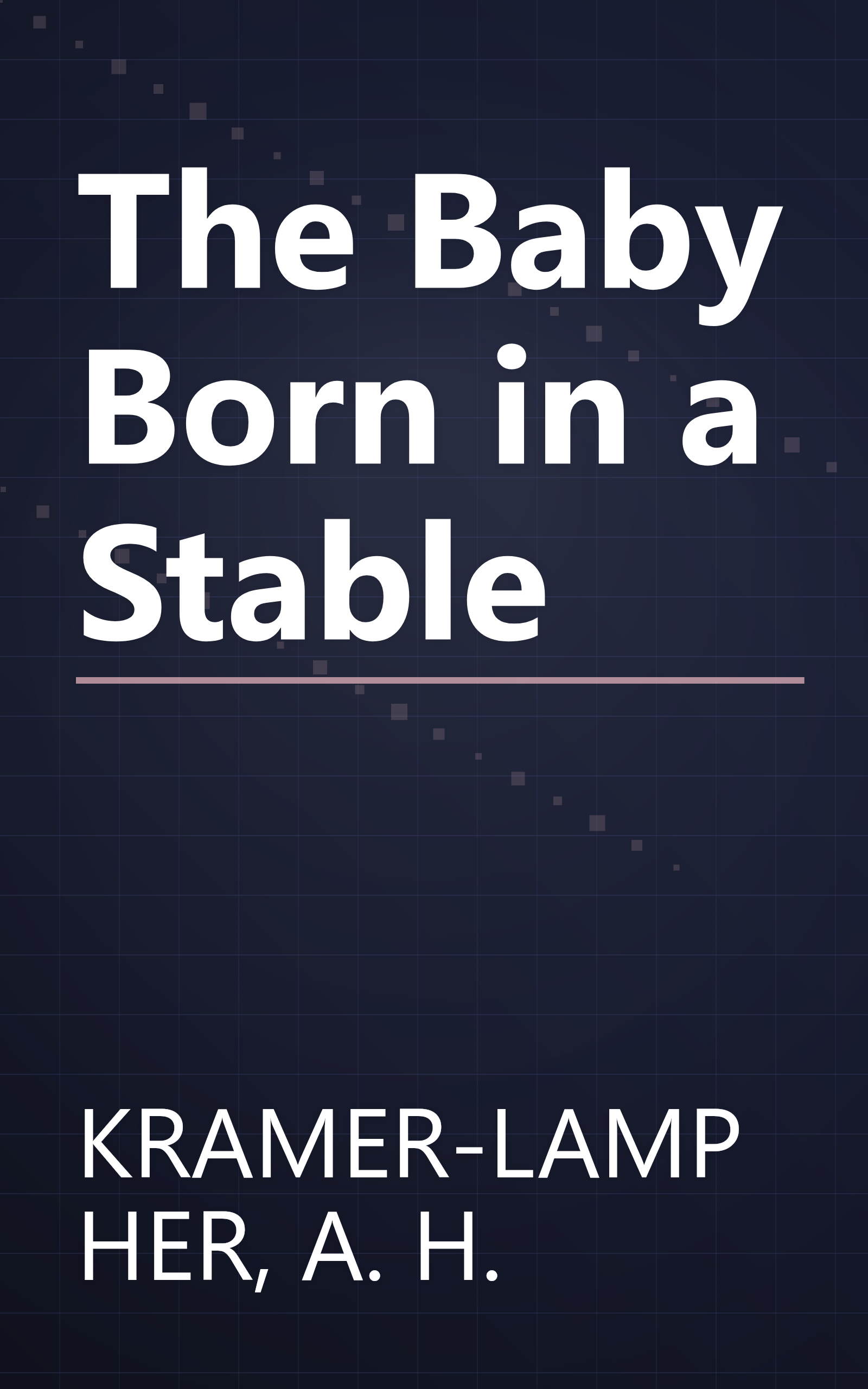 The Baby Born in a Stable book cover