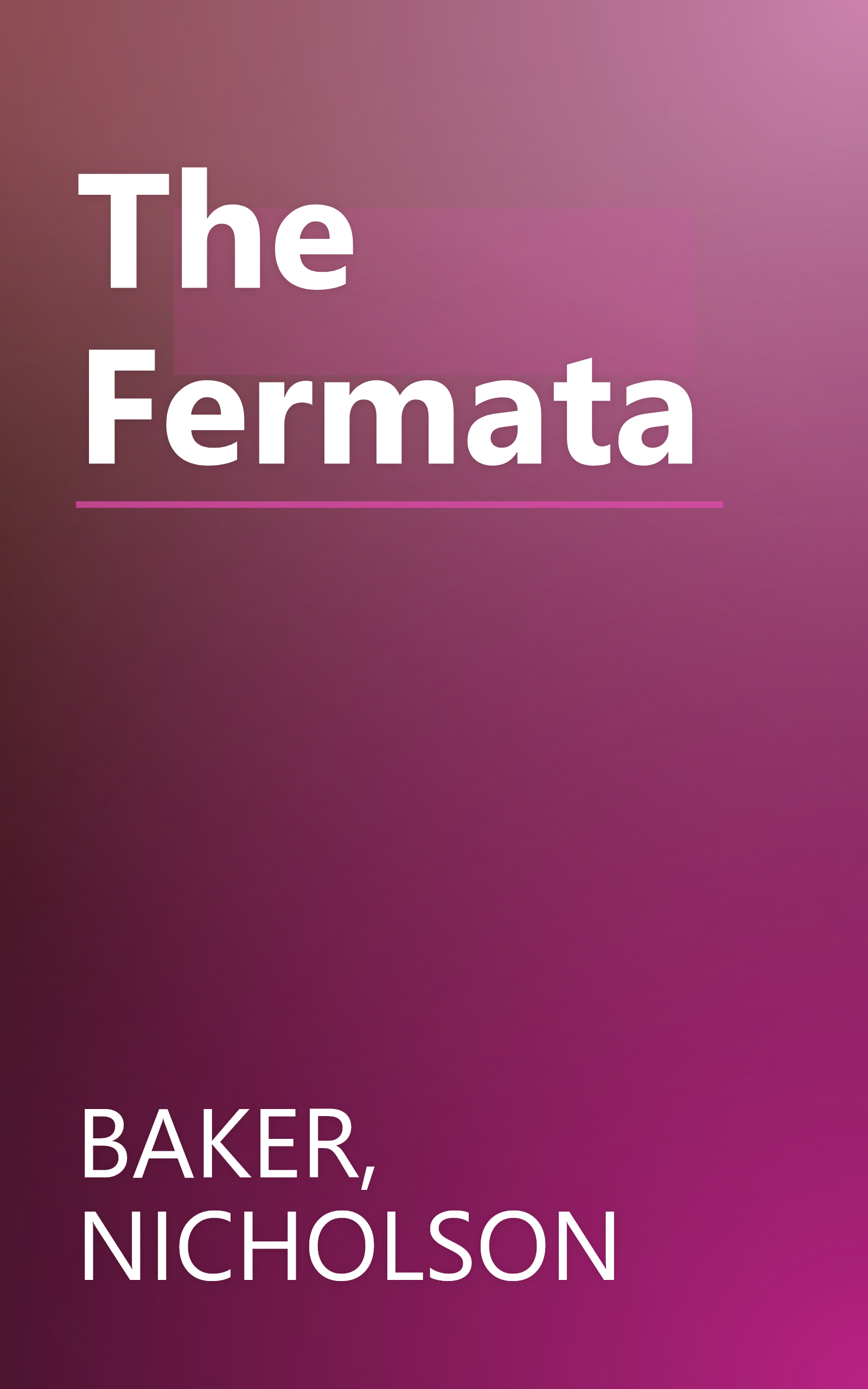 The Fermata book cover