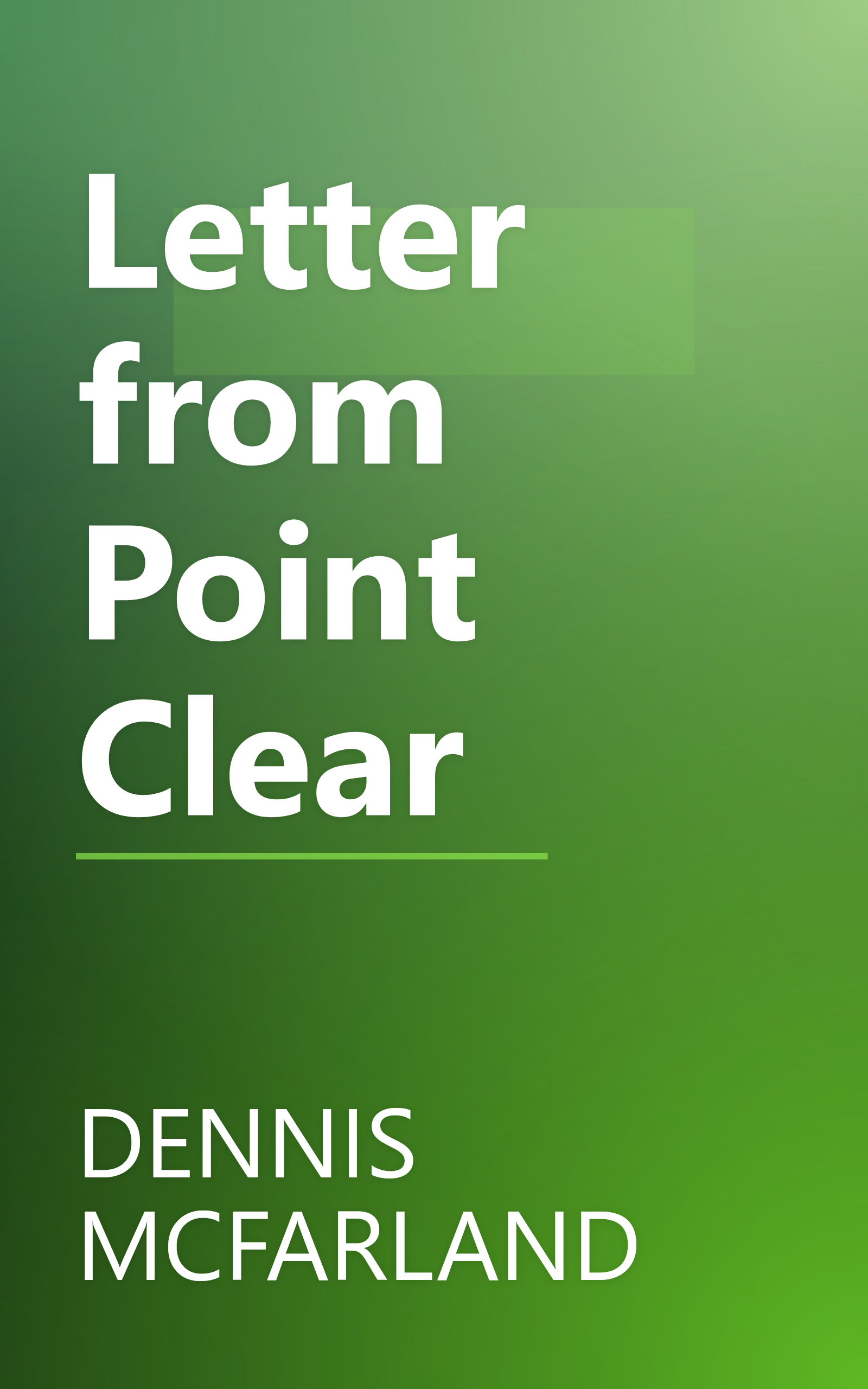 Letter from Point Clear book cover