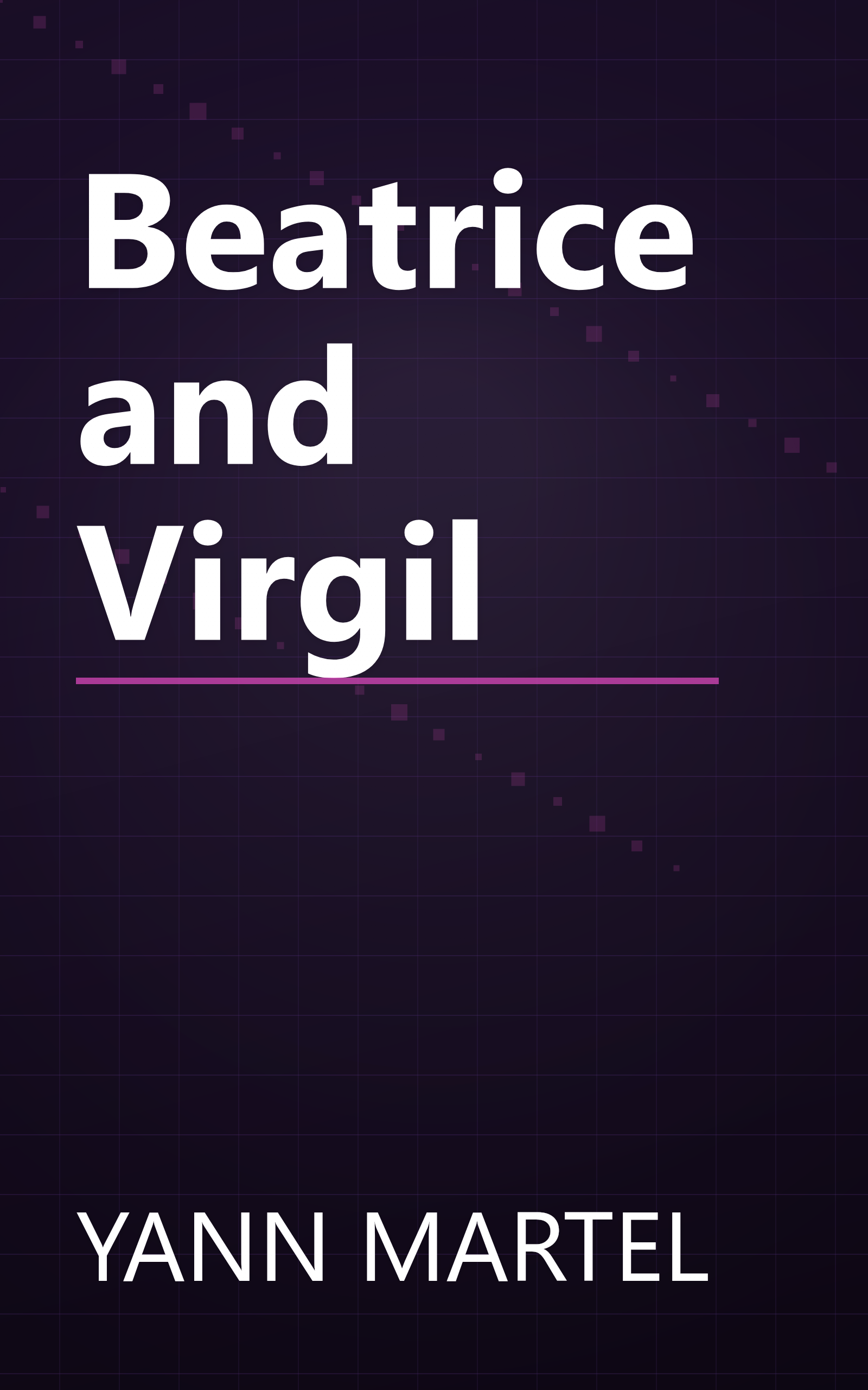 Beatrice and Virgil book cover