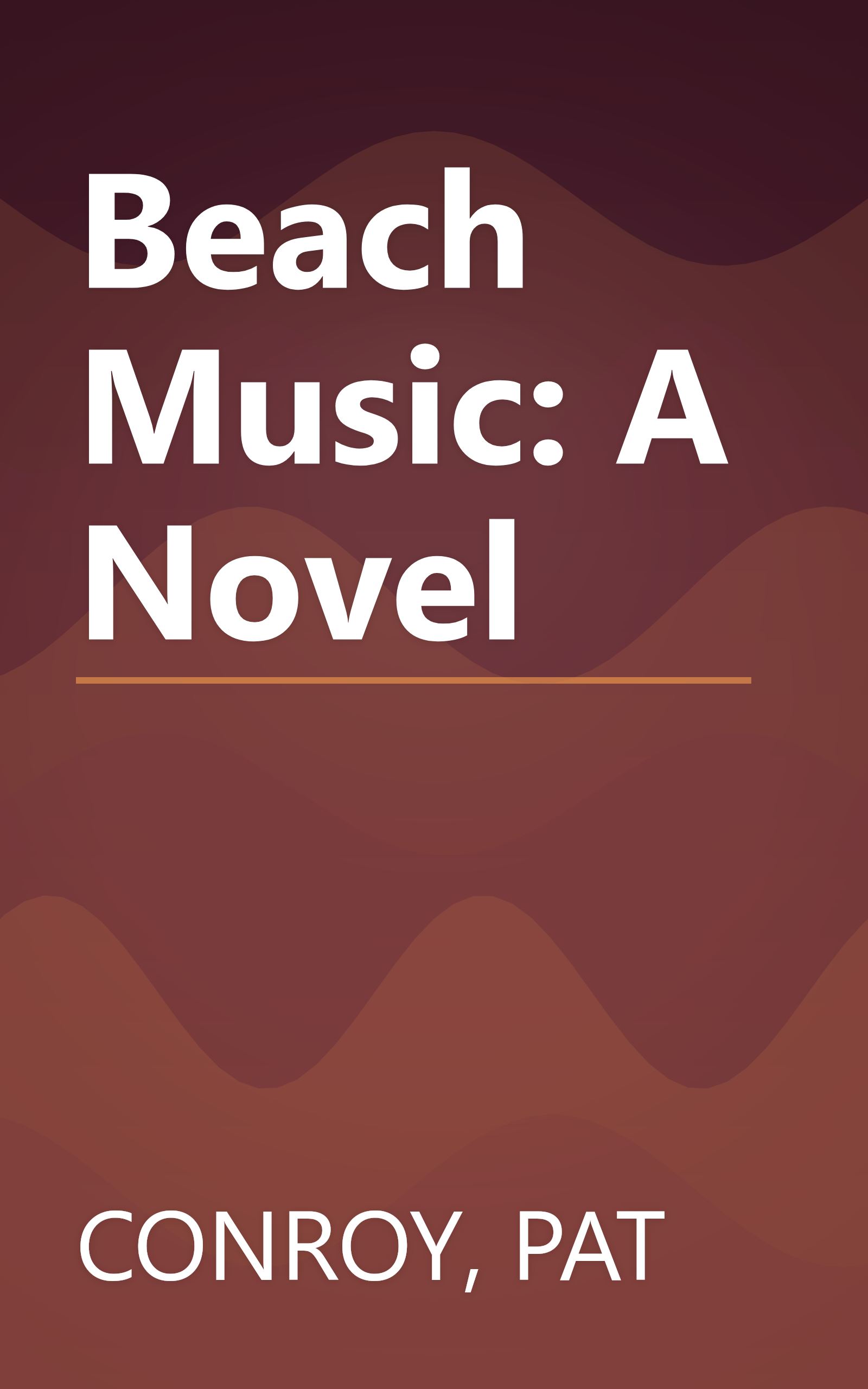 Beach Music: A Novel book cover