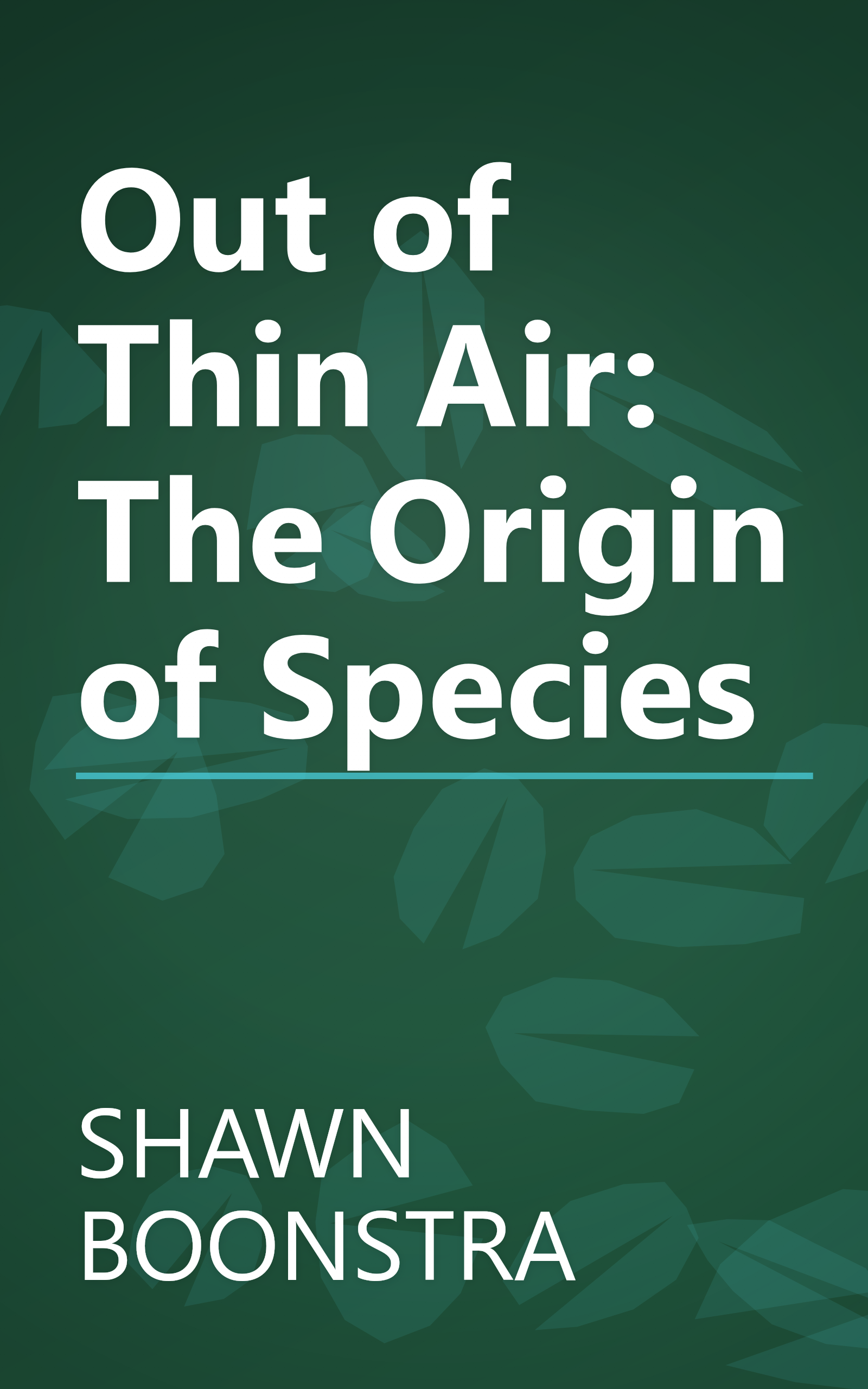 Out of Thin Air: The Origin of Species book cover