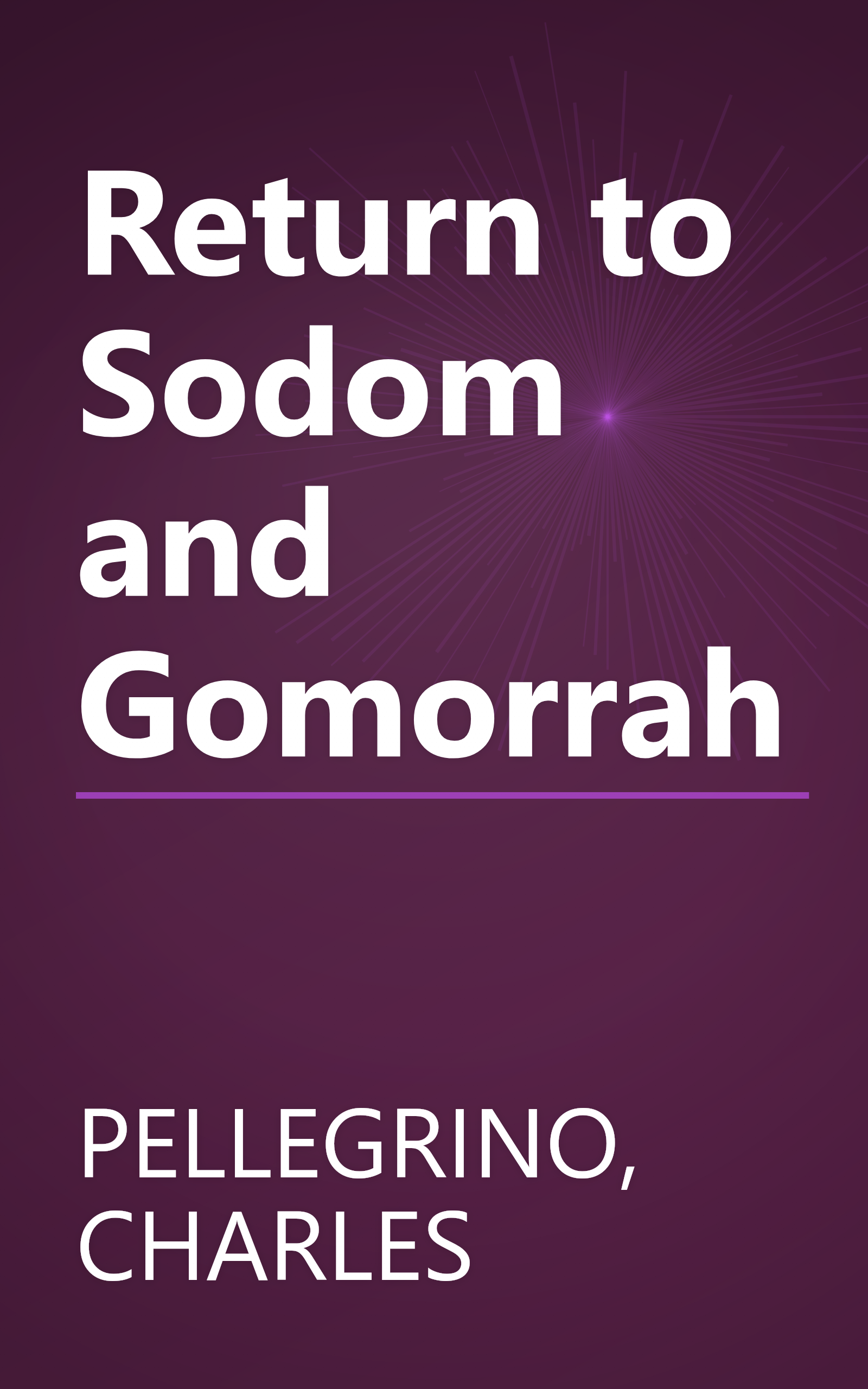 Return to Sodom and Gomorrah book cover