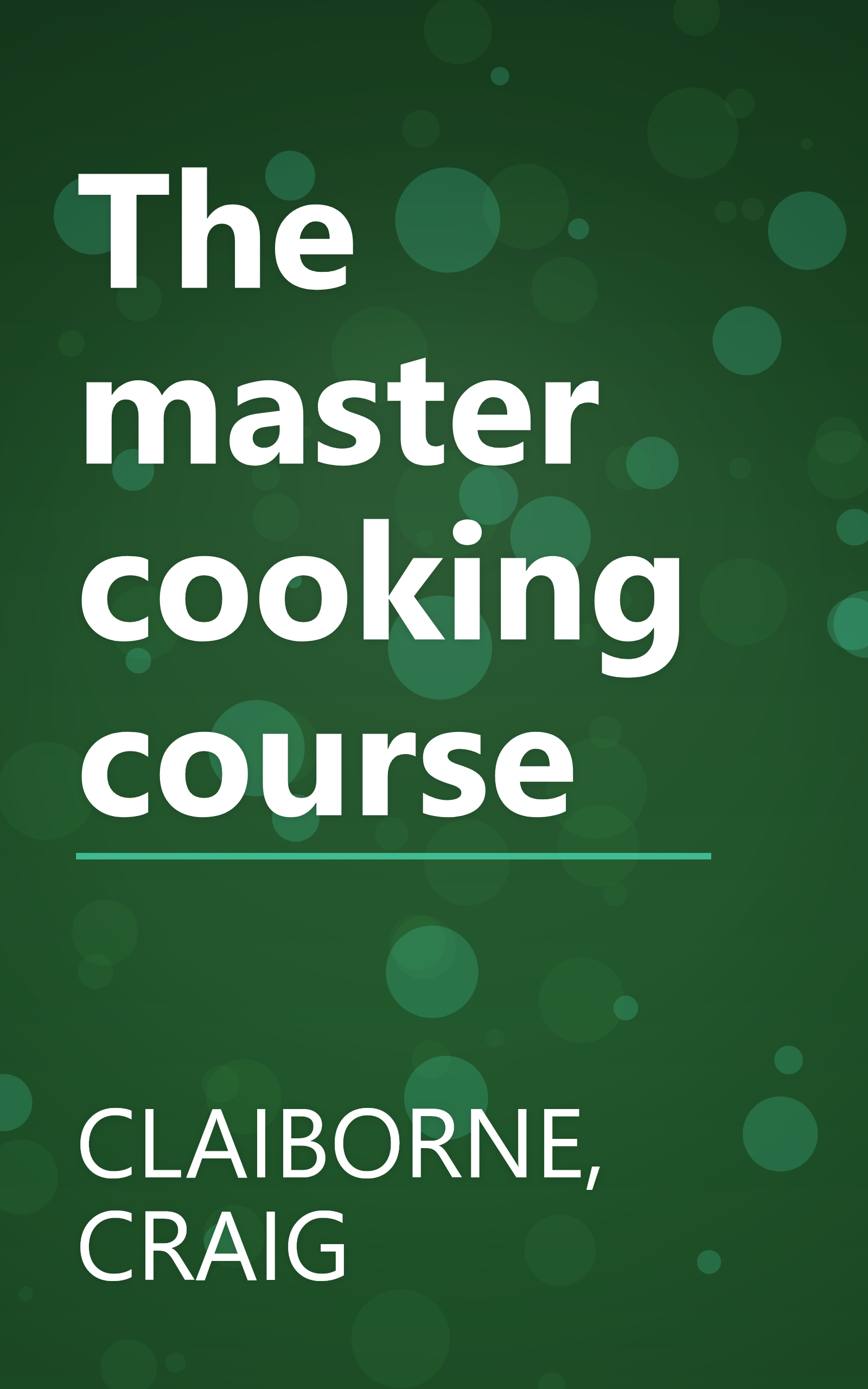 The master cooking course book cover