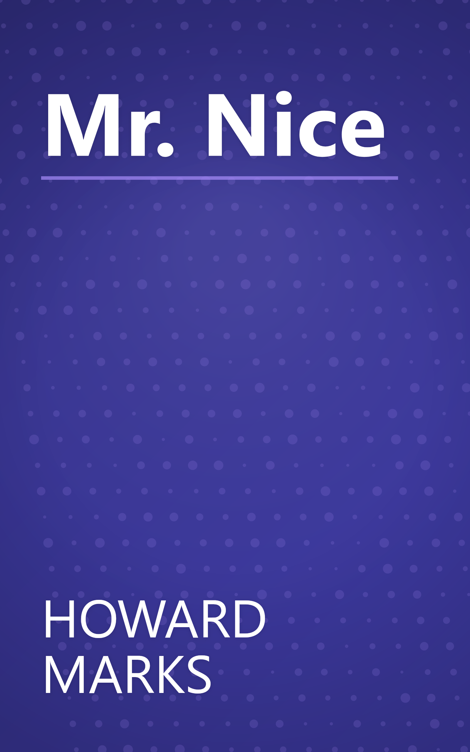 Mr. Nice book cover