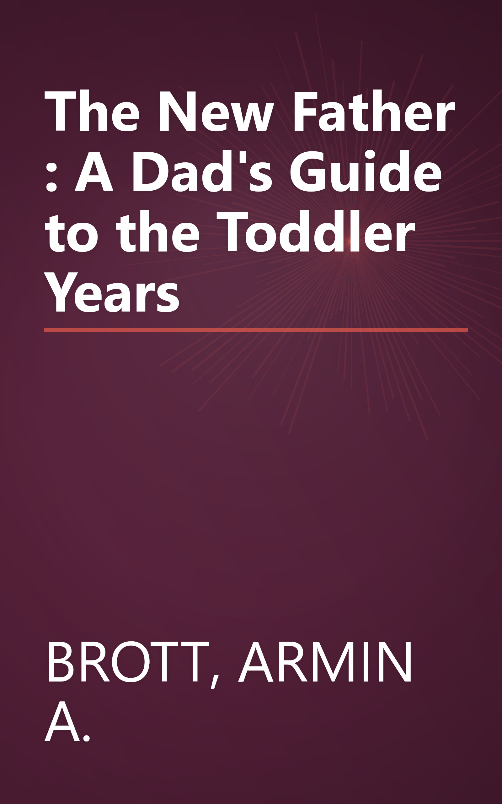 The New Father : A Dad's Guide to the Toddler Years book cover