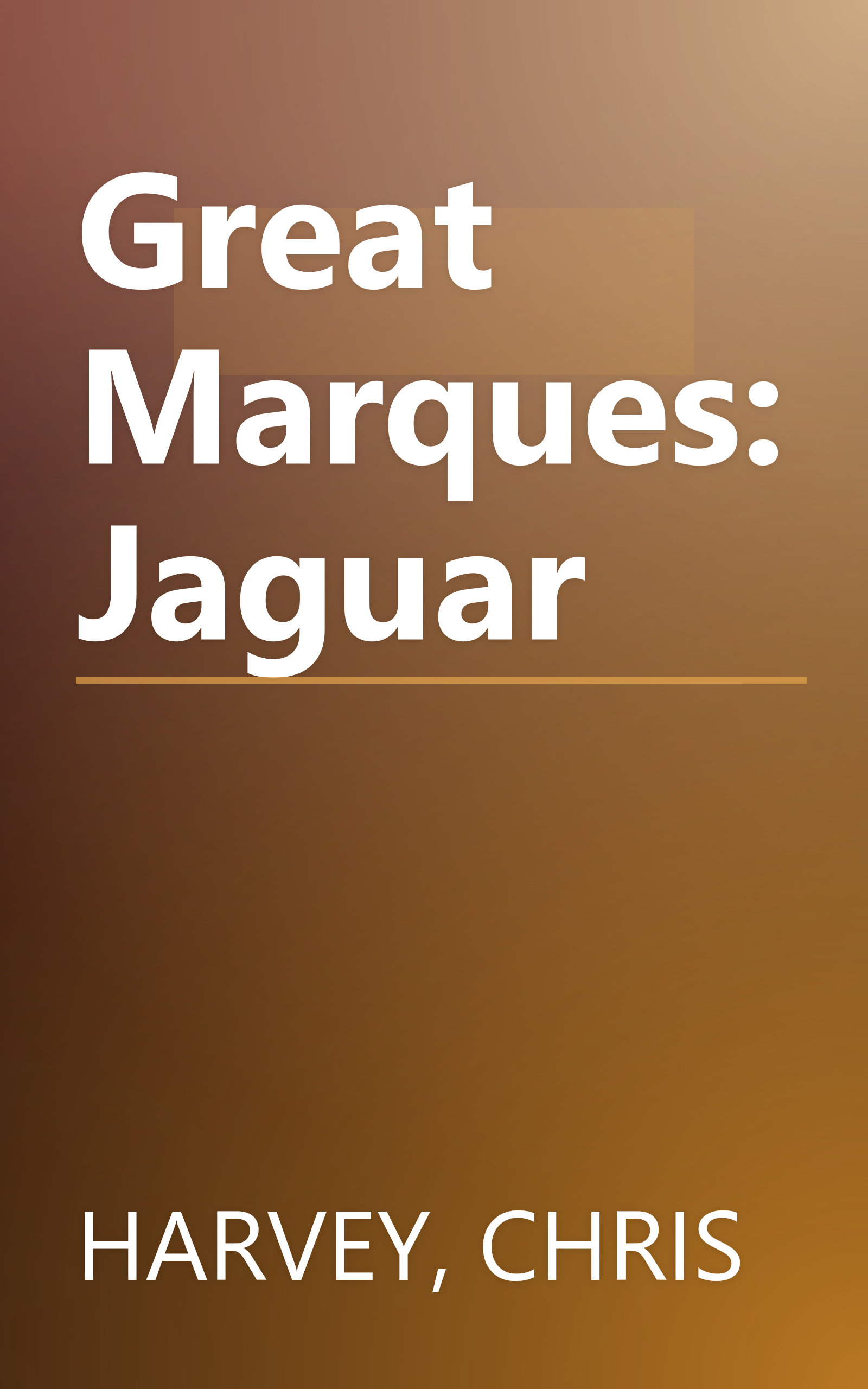 Great Marques: Jaguar book cover